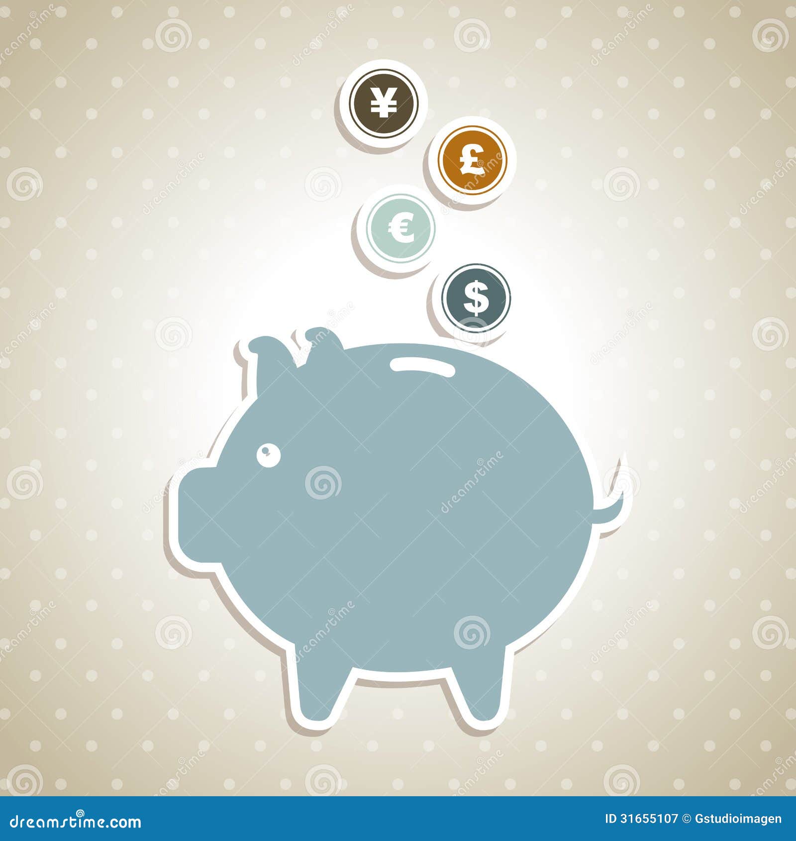 Design savings stock vector. Illustration of banking - 31655107
