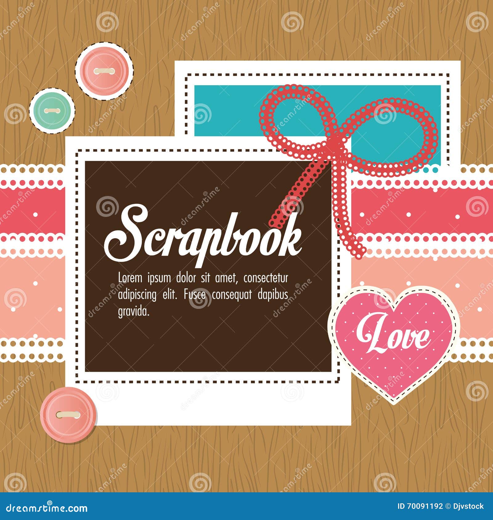 Design of Scrapbook Icons, Vector Design Stock Vector - Illustration of ...
