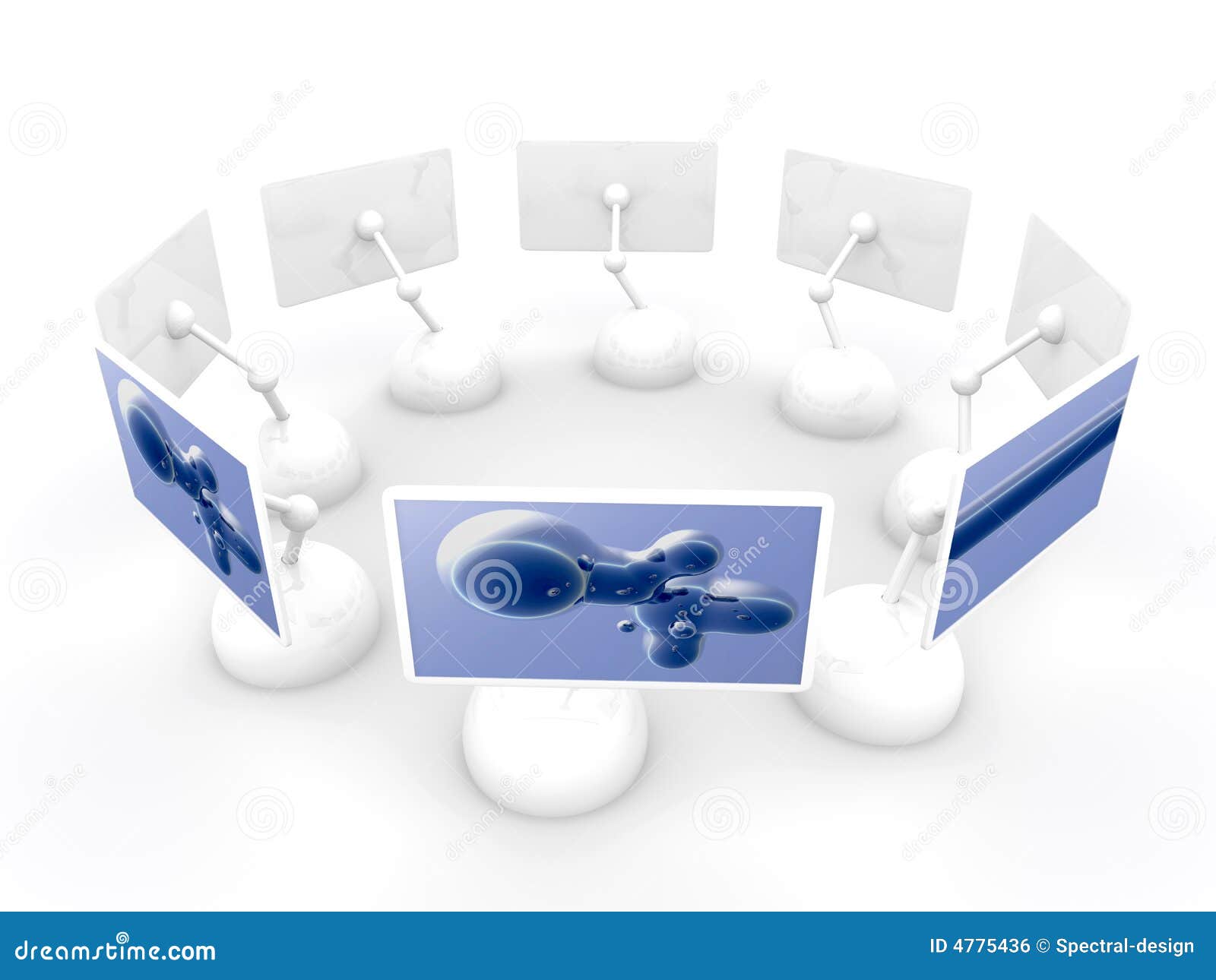 Design Screen Array stock illustration. Illustration of render - 4775436