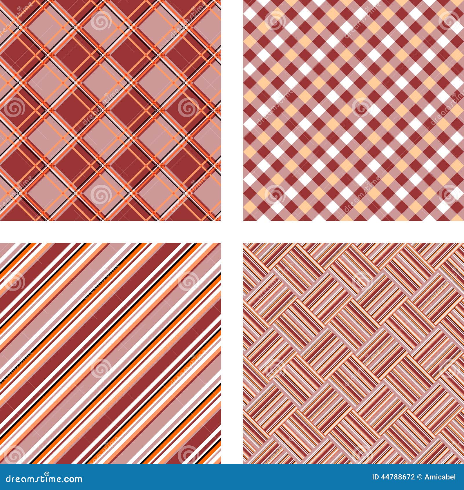 Design Seamless Colorful Kitchen Patterns Set Stock Vector ...