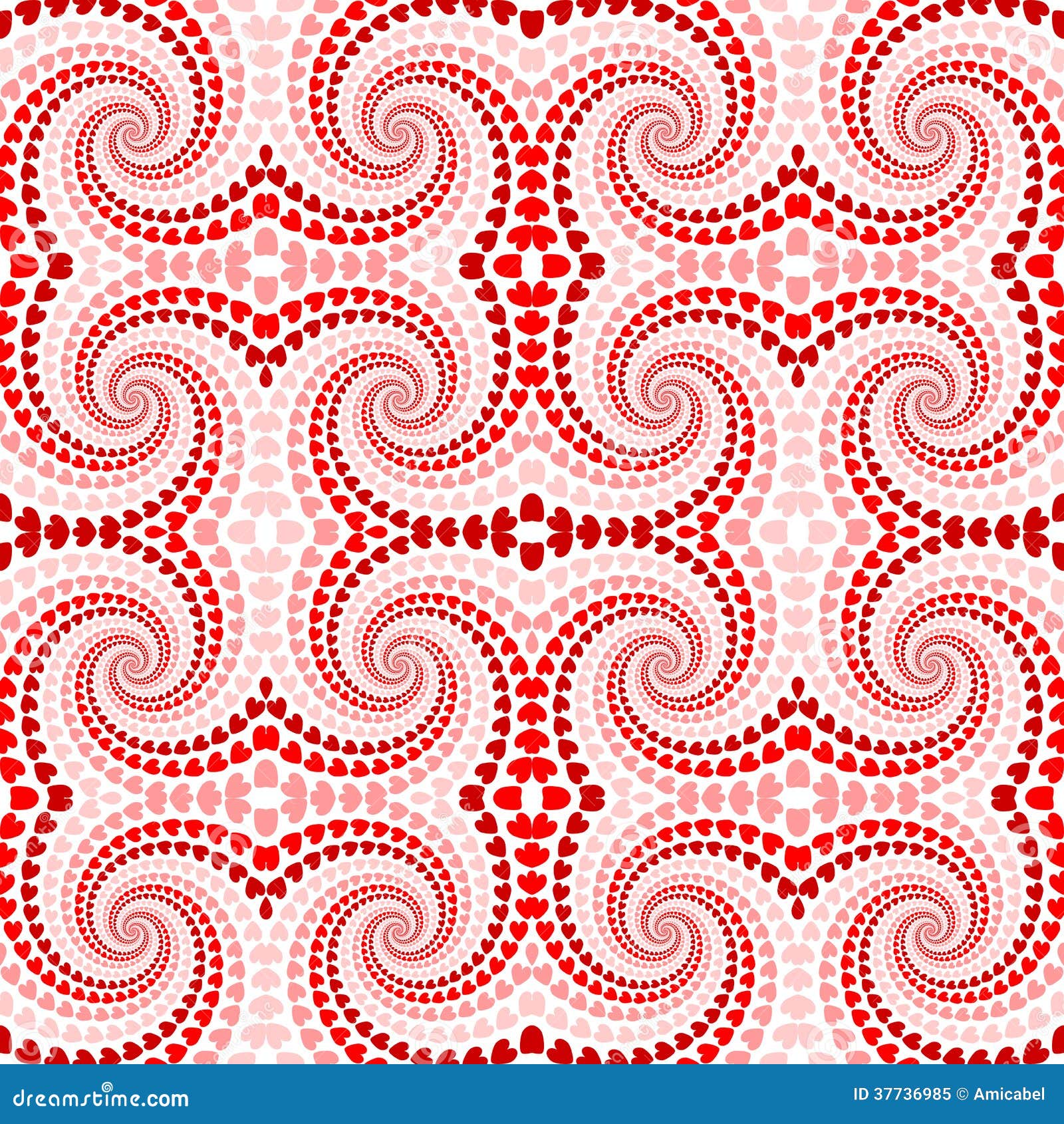 Design Seamless Colorful Twirl Movement Pattern. a Stock Vector ...