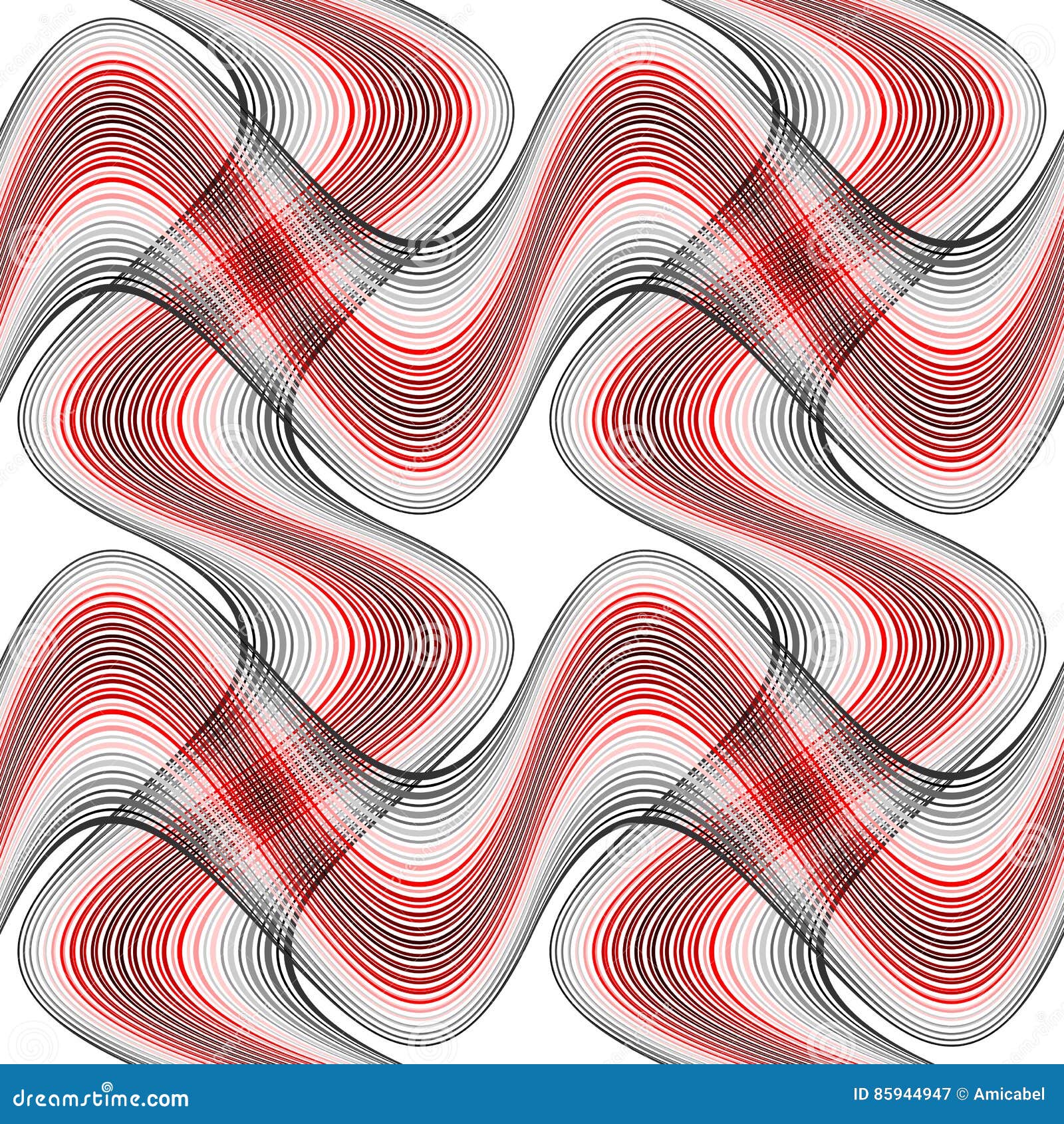 Design Seamless Colorful Waving Pattern Stock Vector - Illustration of ...