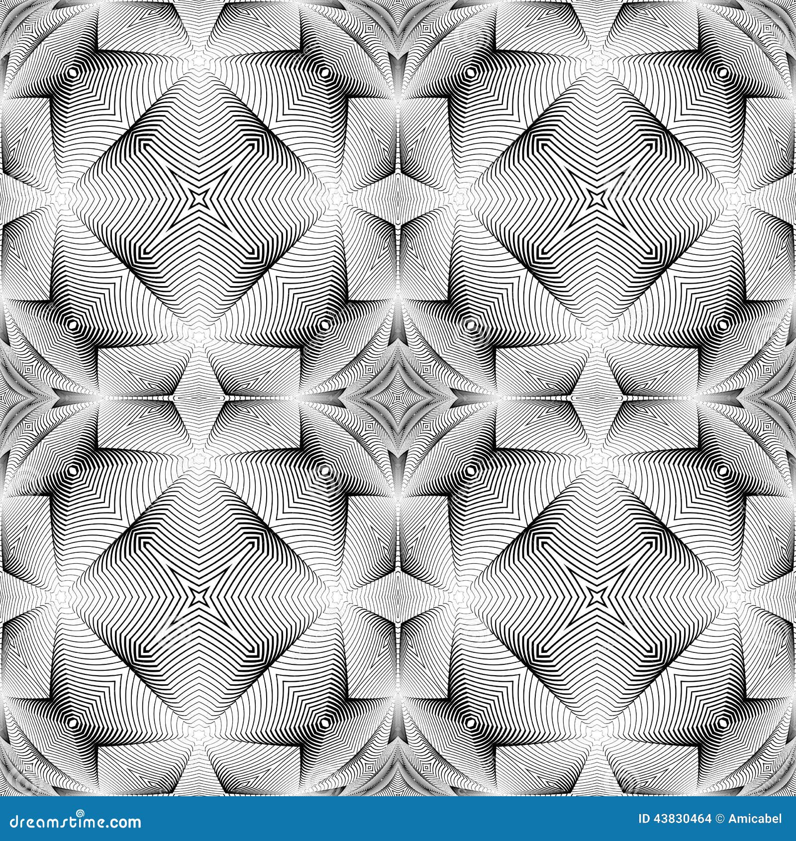 Design Seamless Decorative Trellised Pattern Stock Vector ...