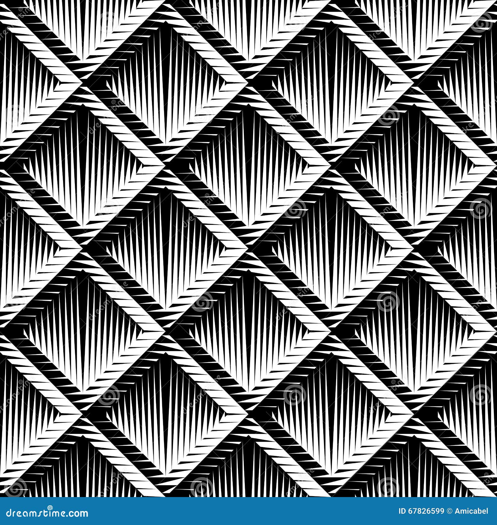 Design Seamless Diamond Convex Pattern Stock Vector - Illustration of ...