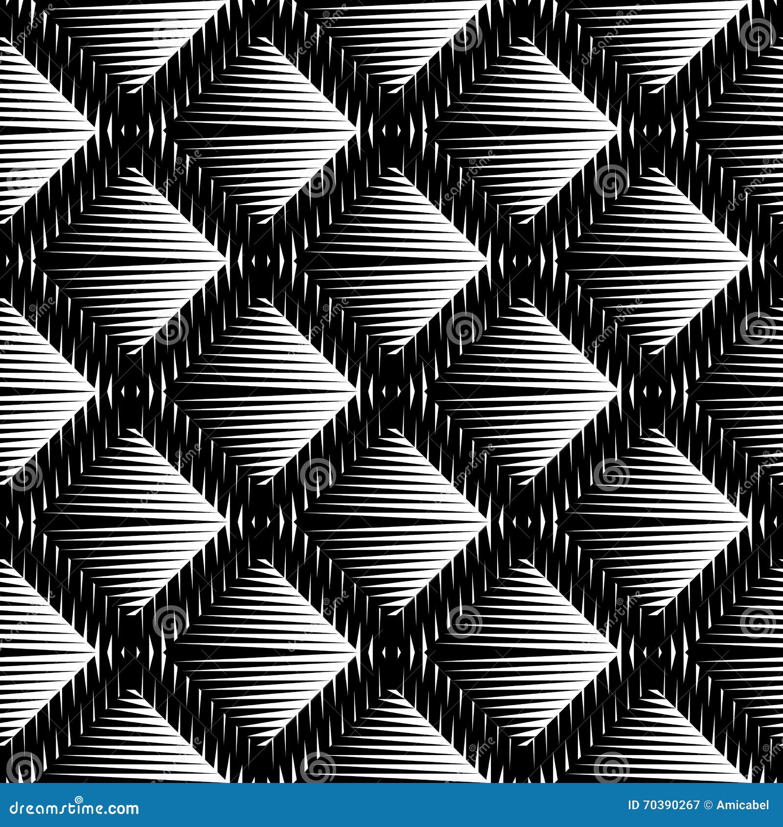 Design Seamless Diamond Convex Pattern Stock Vector - Illustration of ...