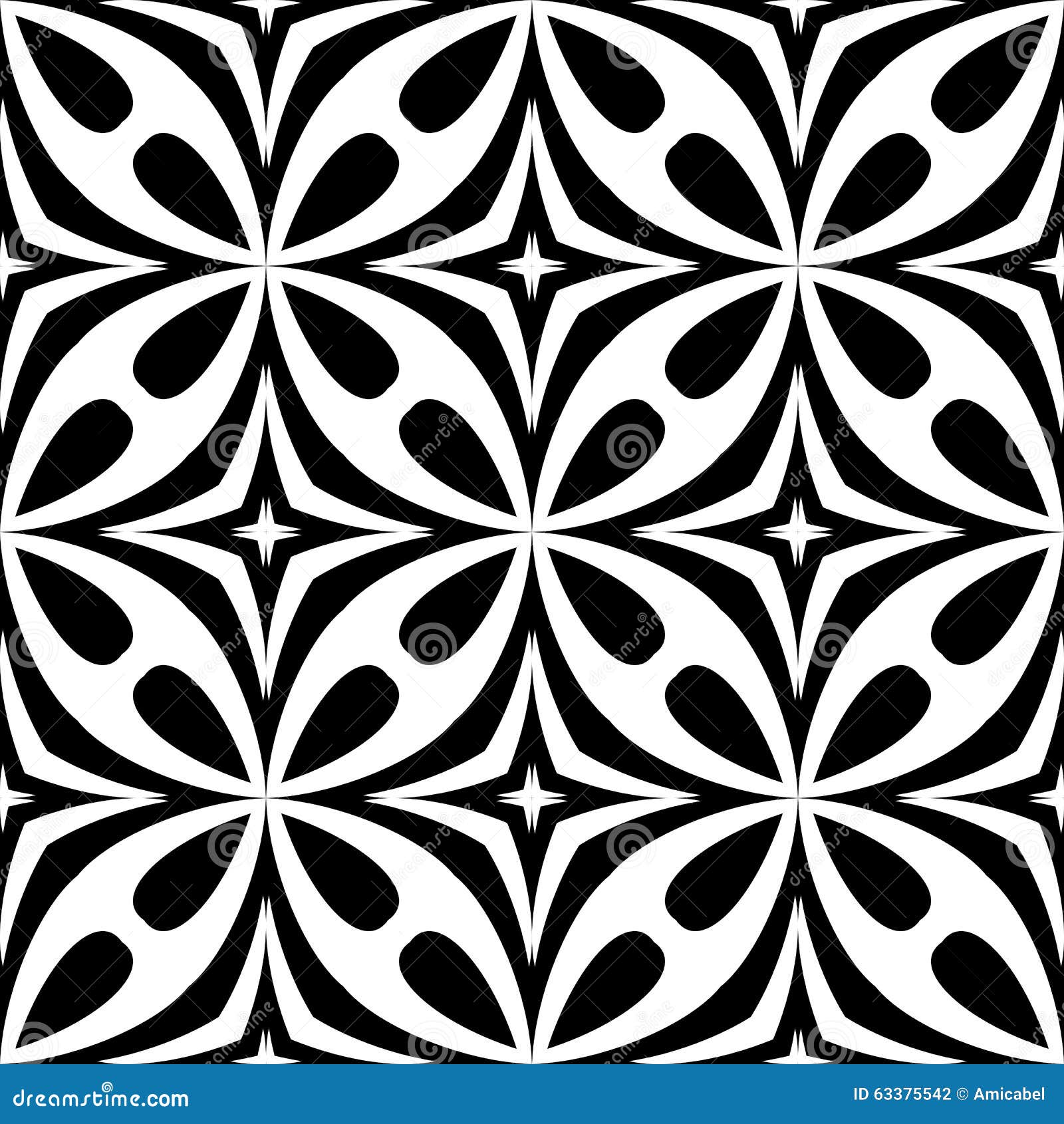 Design Seamless Geometric Pattern Stock Vector - Illustration of circle ...