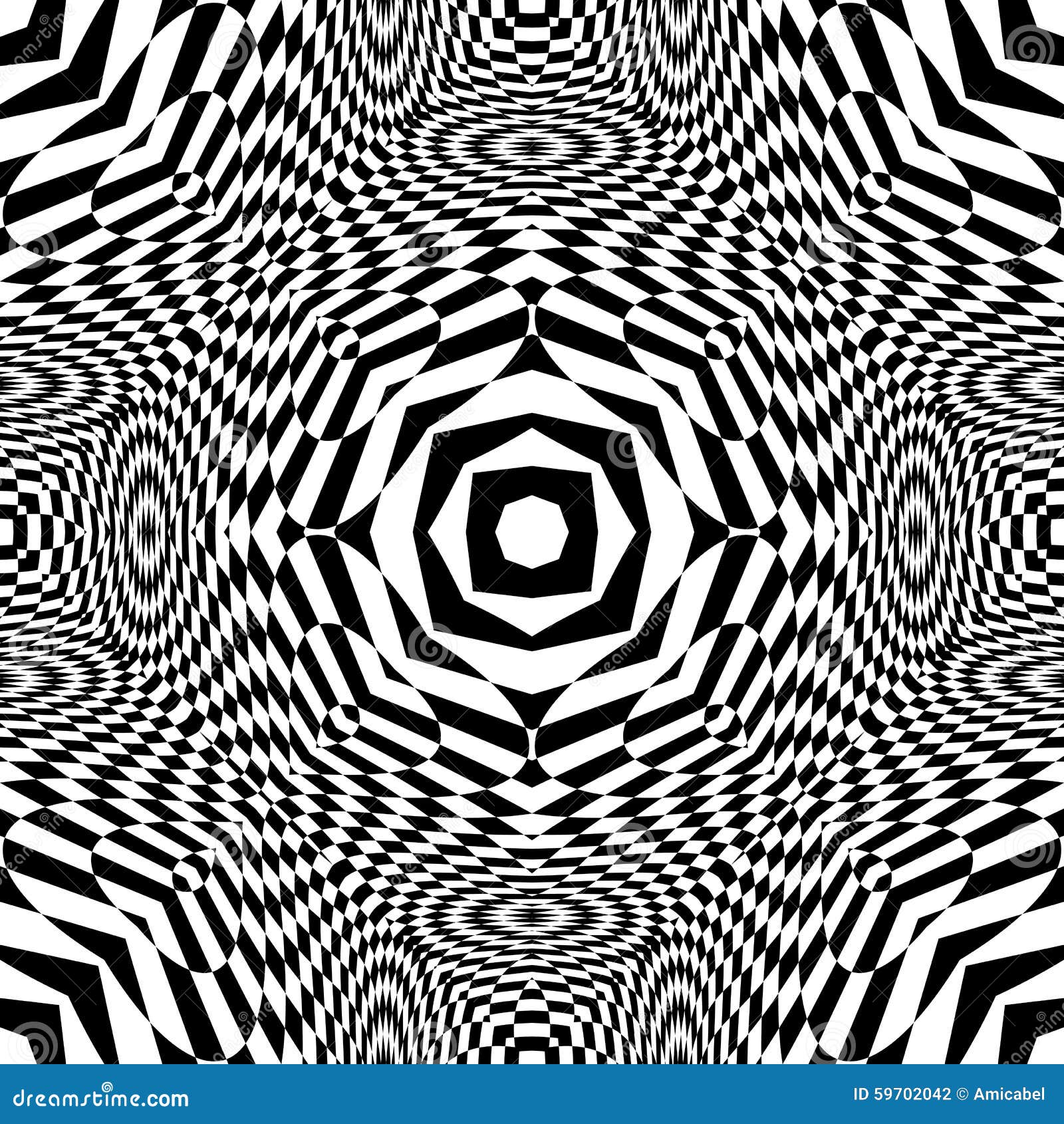 Design Seamless Monochrome Checkered Pattern Stock Vector ...