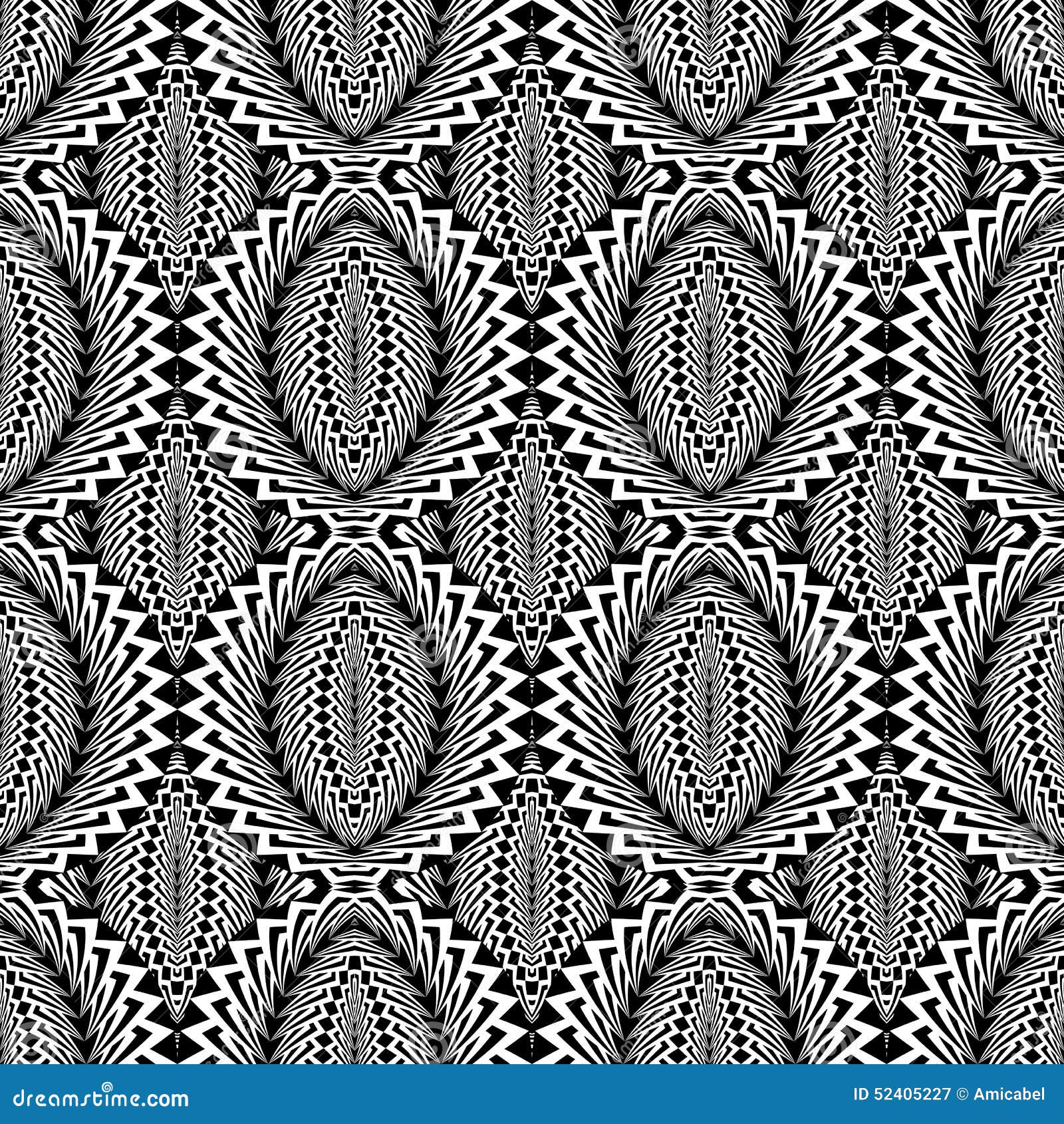 Design Seamless Monochrome Ellipse Pattern Stock Vector - Illustration ...