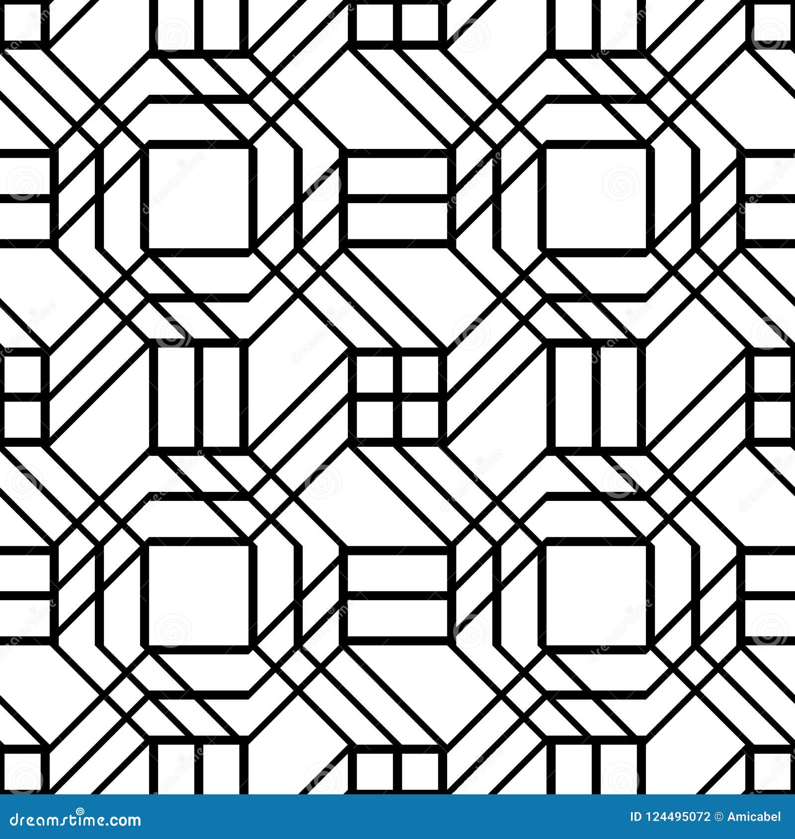 Design Seamless Monochrome Geometric Pattern Stock Vector ... Design Seamless Monochrome Geometric Pattern Stock Vector ...