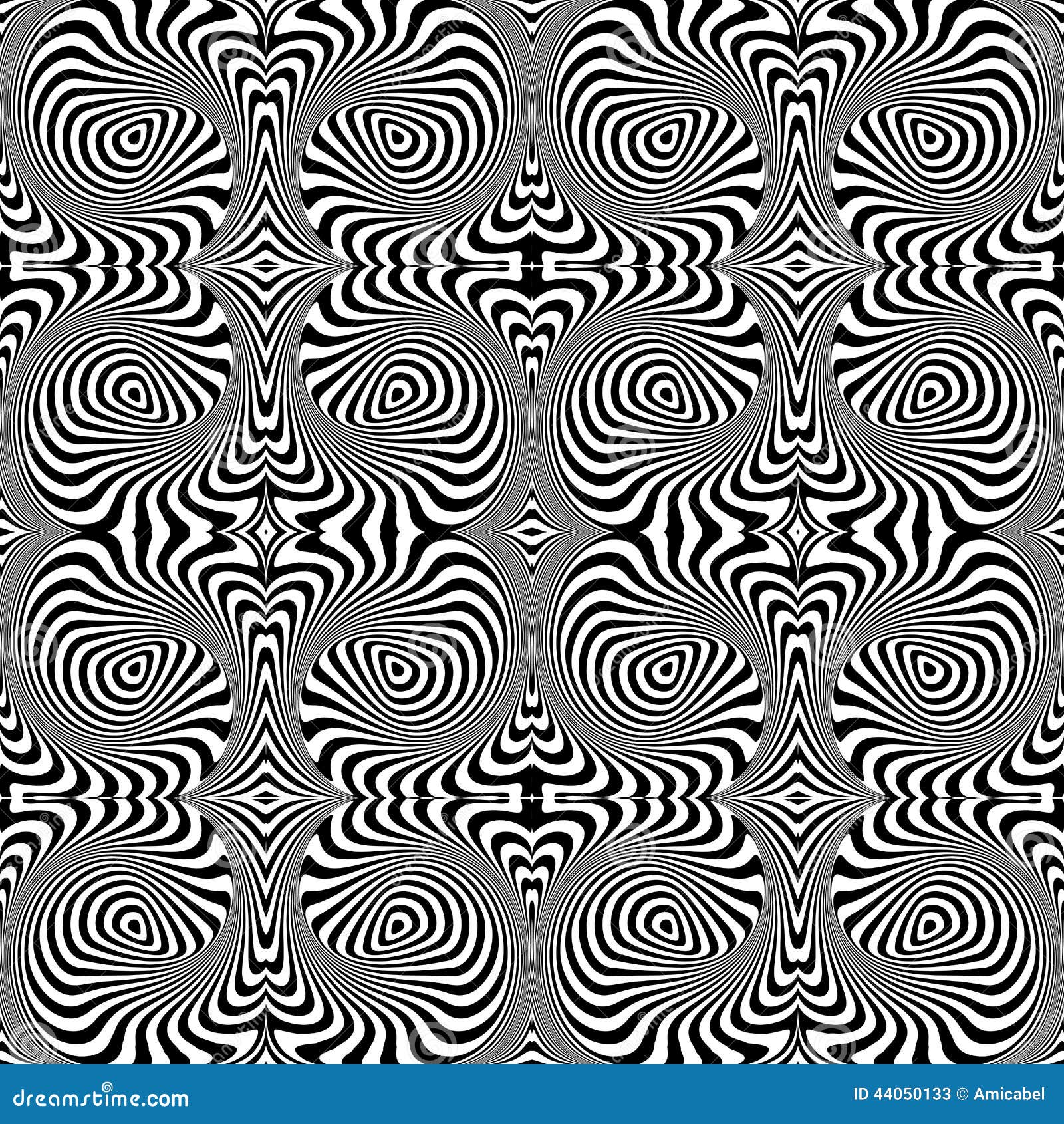 Design Seamless Monochrome Geometric Pattern Stock Vector ...