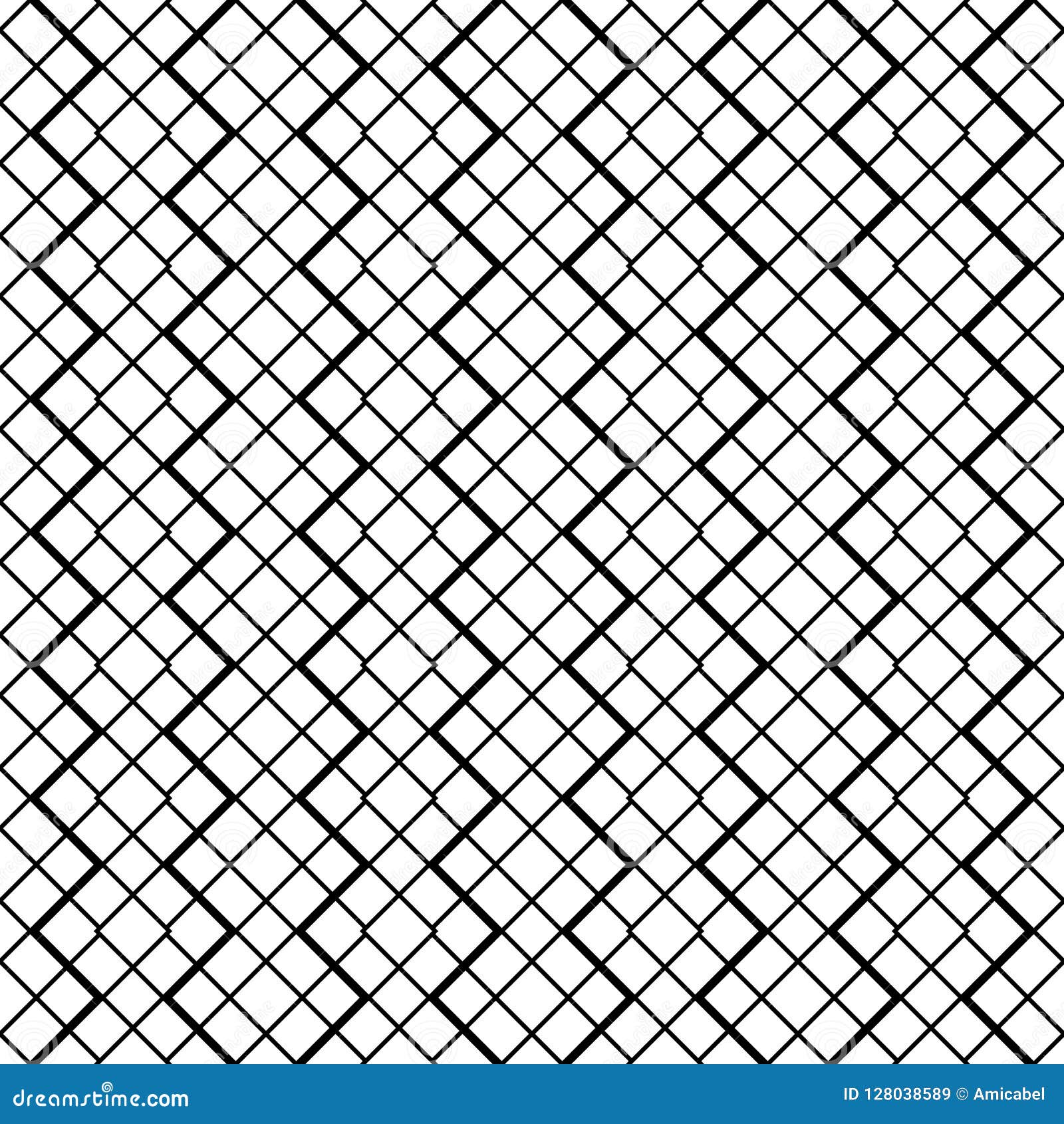 Design Seamless Monochrome Grating Pattern Stock Vector - Illustration ...