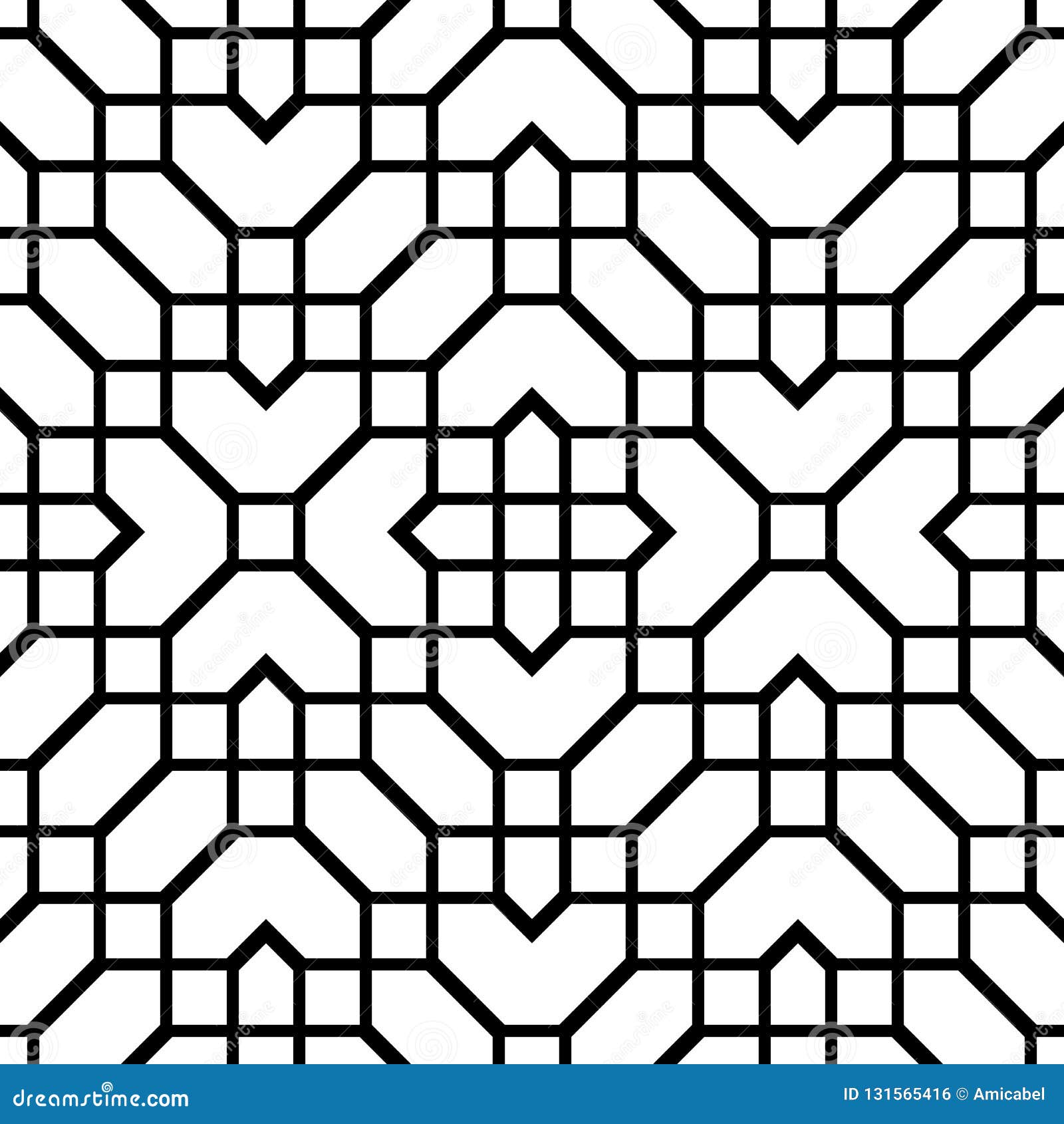 Design Seamless Monochrome Grating Pattern Stock Vector - Illustration ...