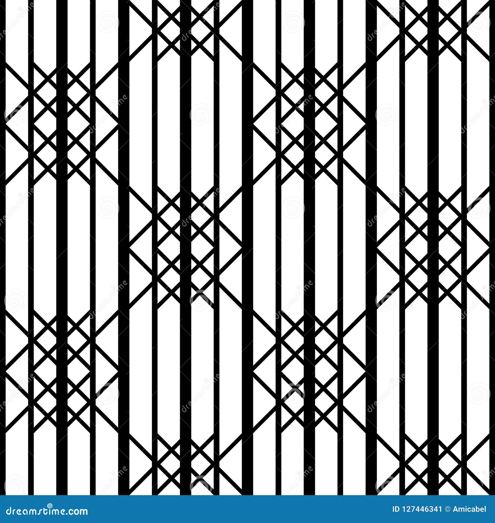 Design Seamless Monochrome Grating Pattern Stock Vector - Illustration ...