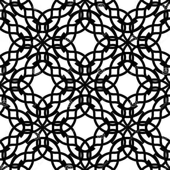 Design Seamless Monochrome Grating Pattern Stock Vector - Illustration ...