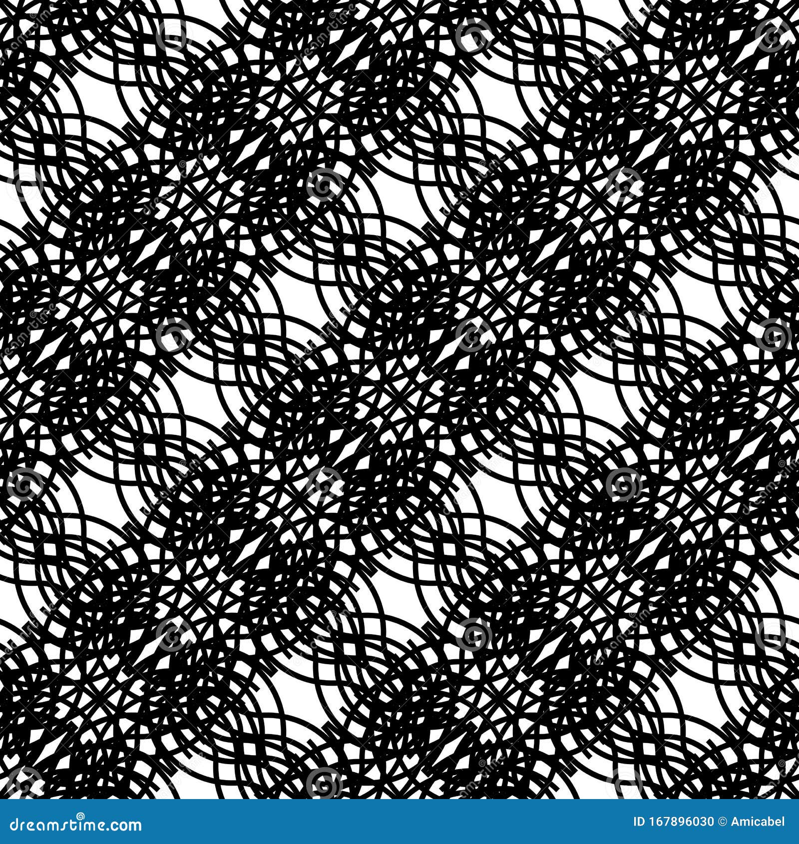 Design Seamless Monochrome Grating Pattern Stock Vector - Illustration ...