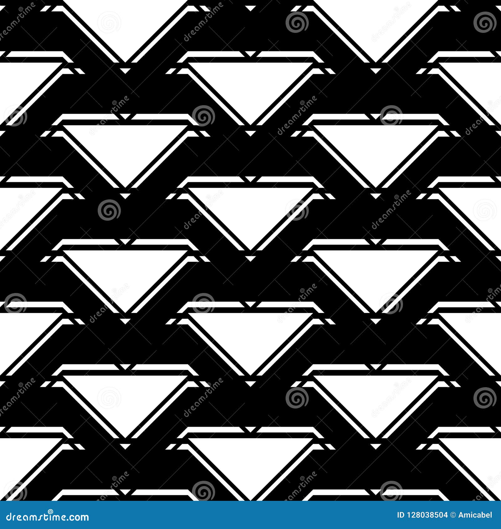 Design Seamless Monochrome Grating Pattern Stock Vector - Illustration ...