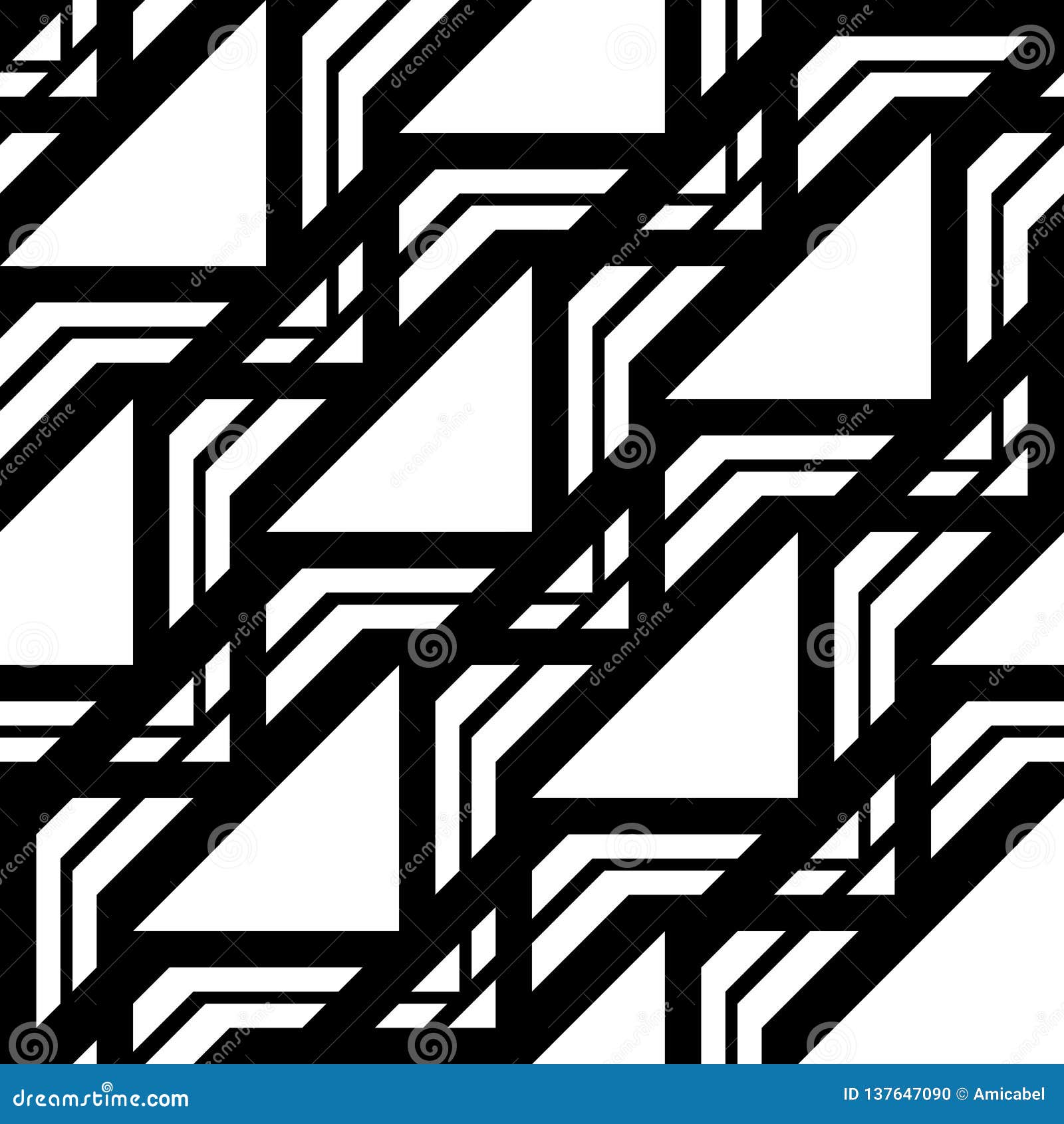 Design Seamless Monochrome Grating Pattern Stock Vector - Illustration ...