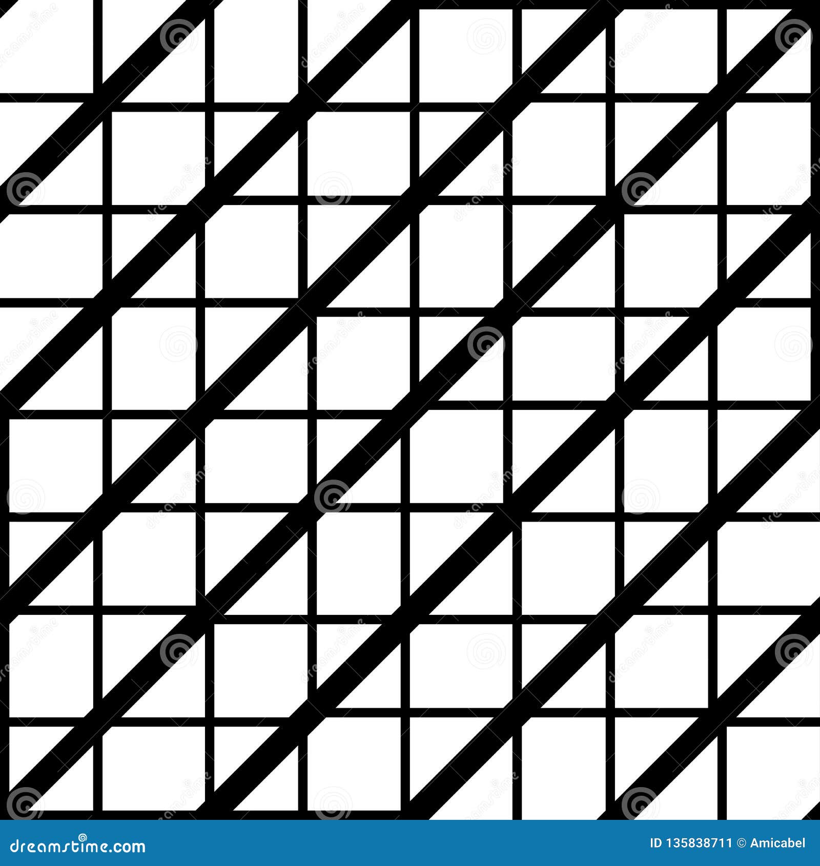 Design Seamless Monochrome Grating Pattern Stock Vector - Illustration ...