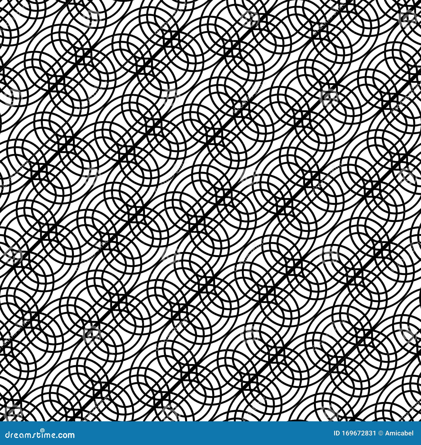 Design Seamless Monochrome Grating Pattern Stock Vector - Illustration ...