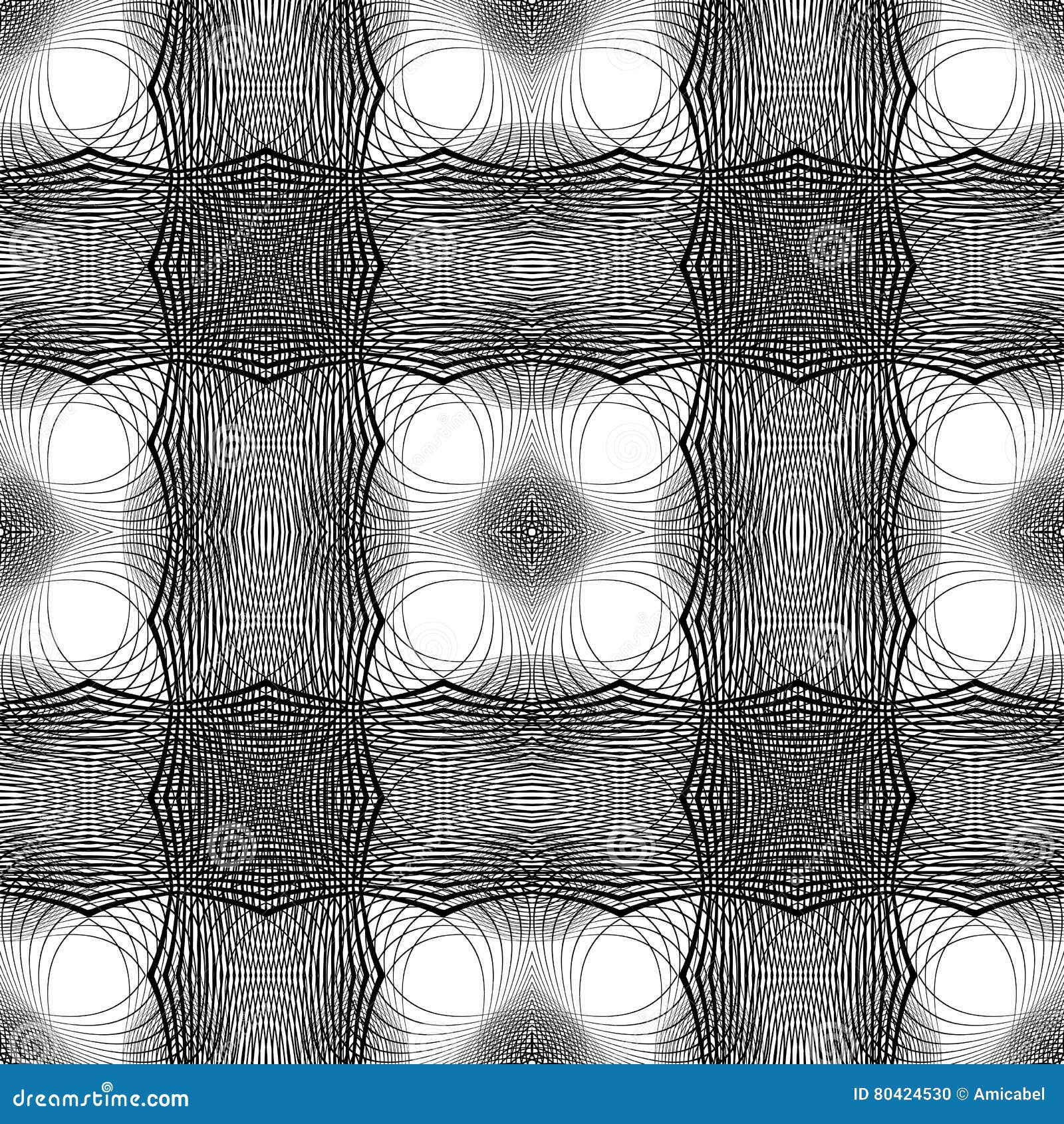 Design Seamless Monochrome Grid Pattern Stock Vector - Illustration of ...