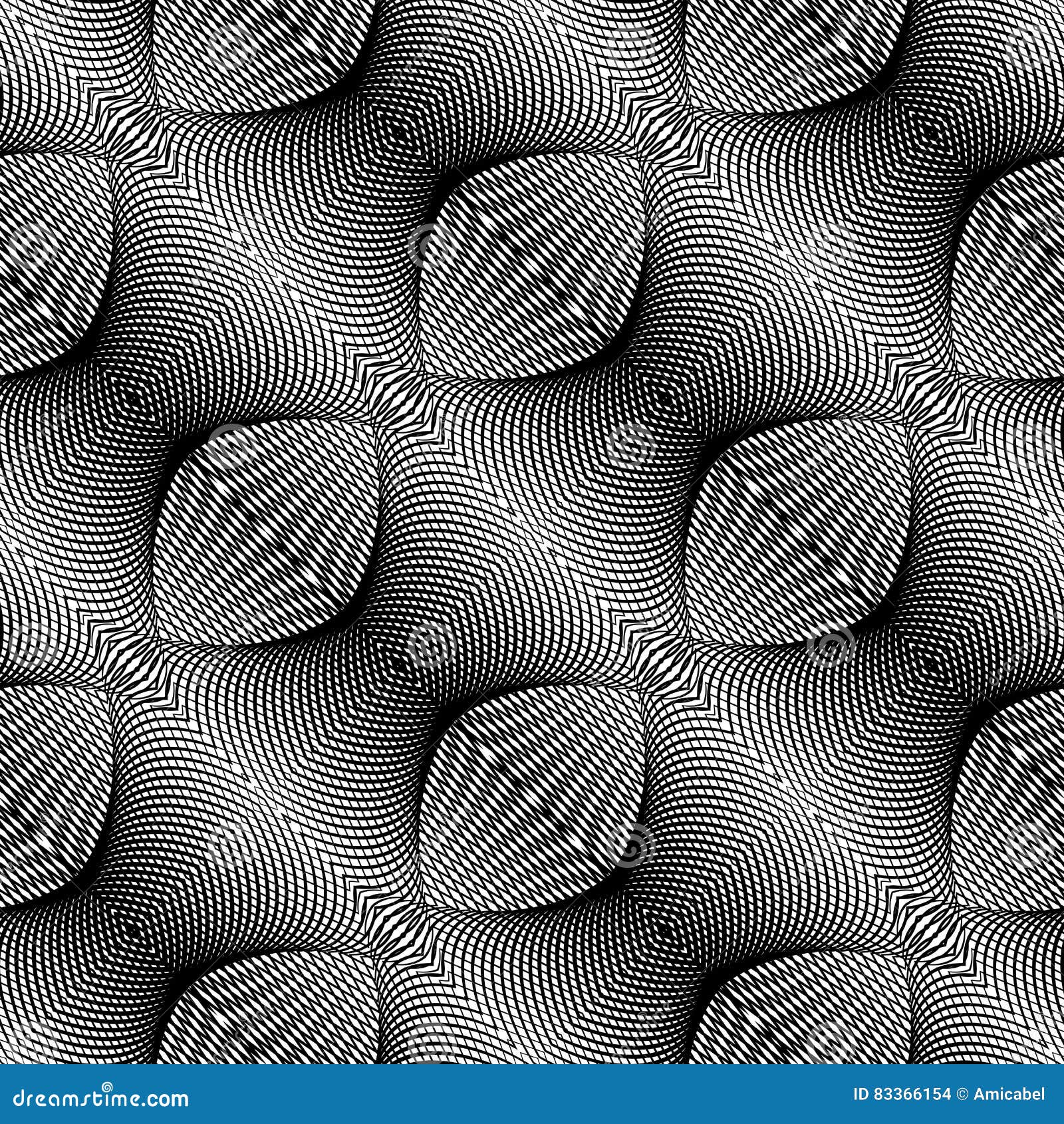 Design Seamless Monochrome Grid Textured Background Stock Vector ...