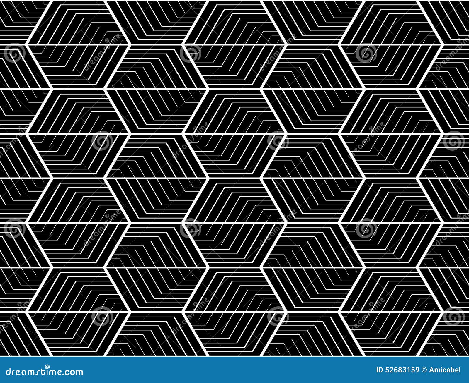 Design Seamless Monochrome Hexagon Pattern Stock Vector Illustration Of Hexagon Textured