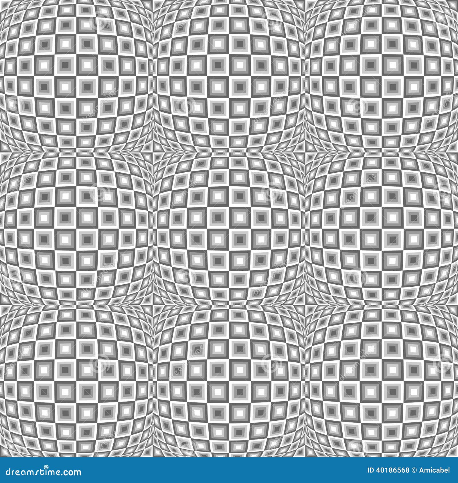 Design Seamless Monochrome Warped Pattern Stock Vector - Illustration ...