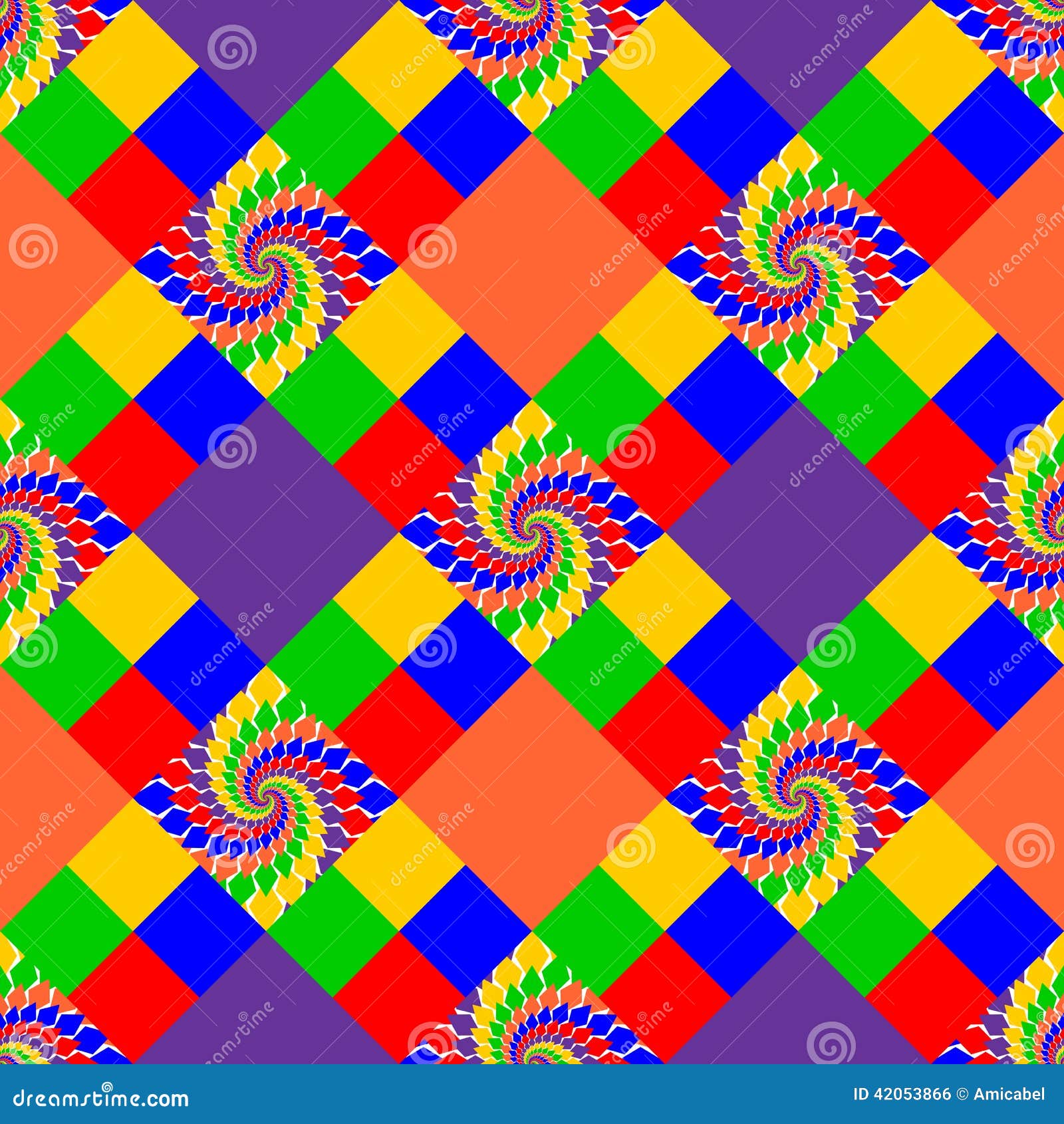 Design Seamless Multicolor Abstract Pattern Stock Vector - Illustration ...