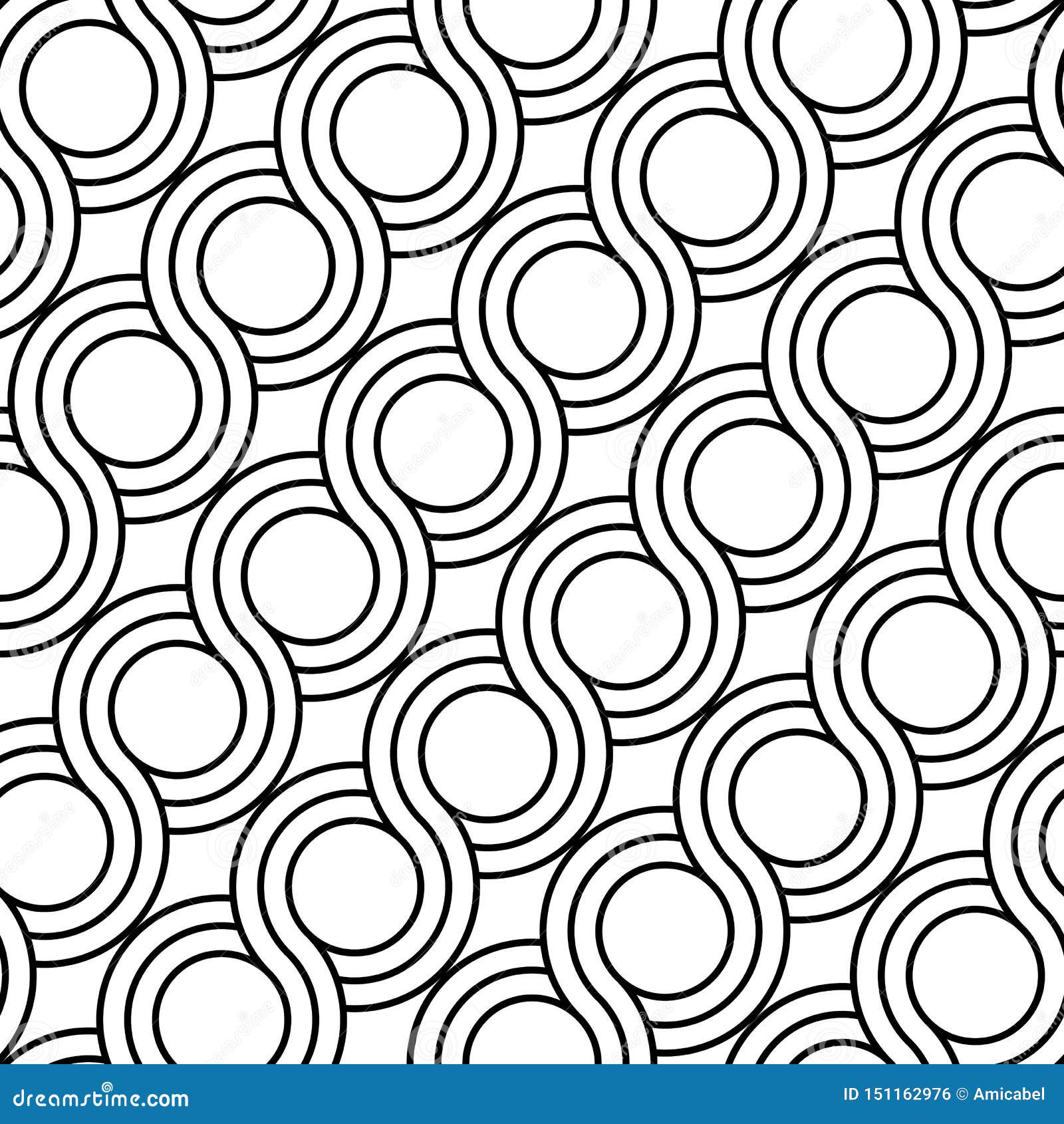Design Seamless Spiral Twisted Pattern Stock Vector - Illustration of ...