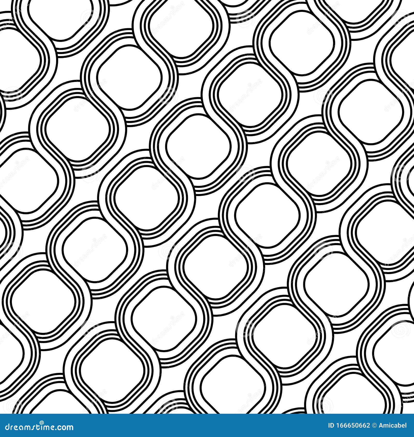 Design Seamless Spiral Twisted Pattern Stock Vector - Illustration of ...