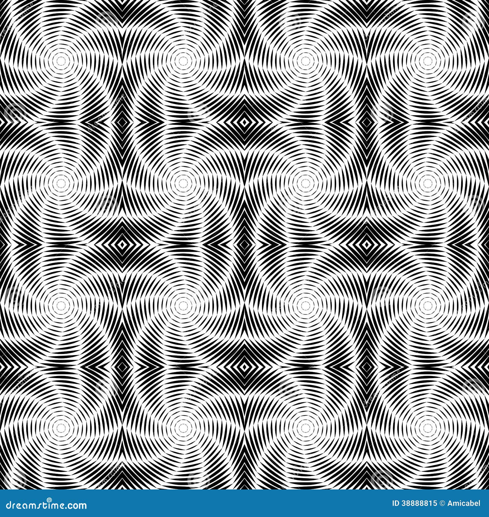 Design Seamless Uncolored Vortex Twisting Pattern Stock Vector ...
