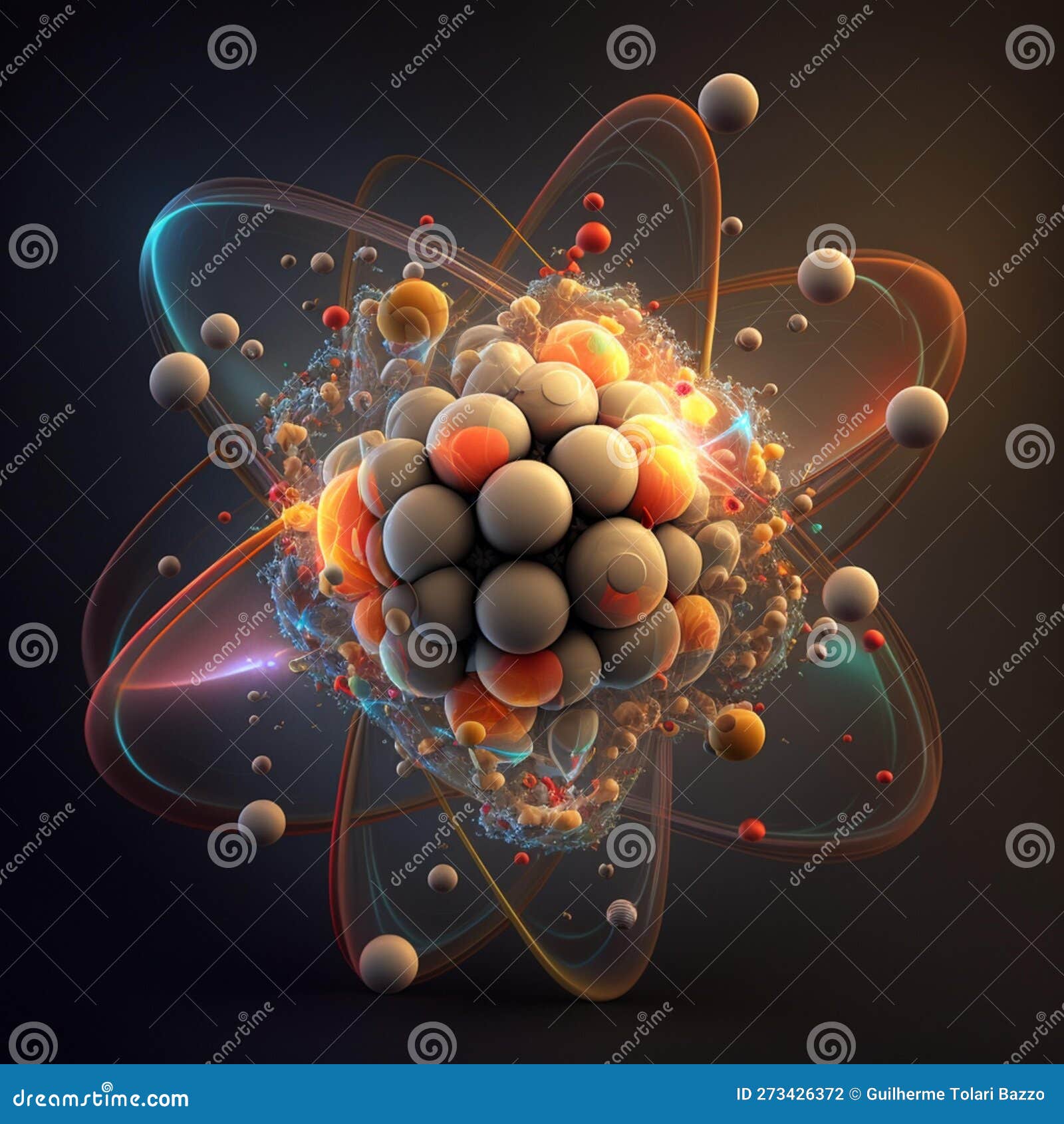 3D Images of Silver Atoms for Study and Research, Silver Atoms, Atoms ...