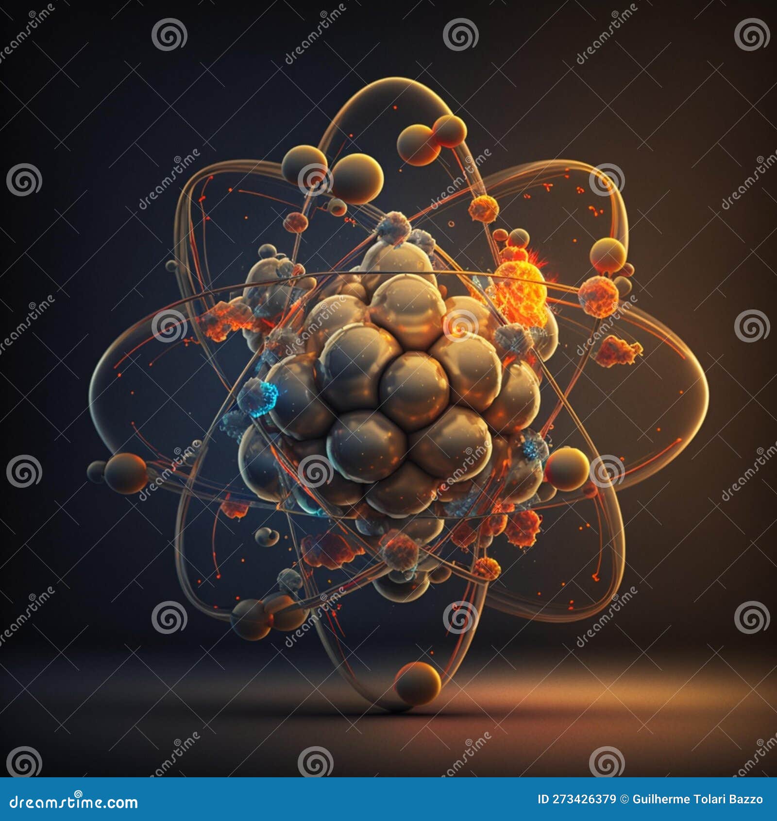 3D Images of Silver Atoms for Study and Research, Silver Atoms, Atoms ...