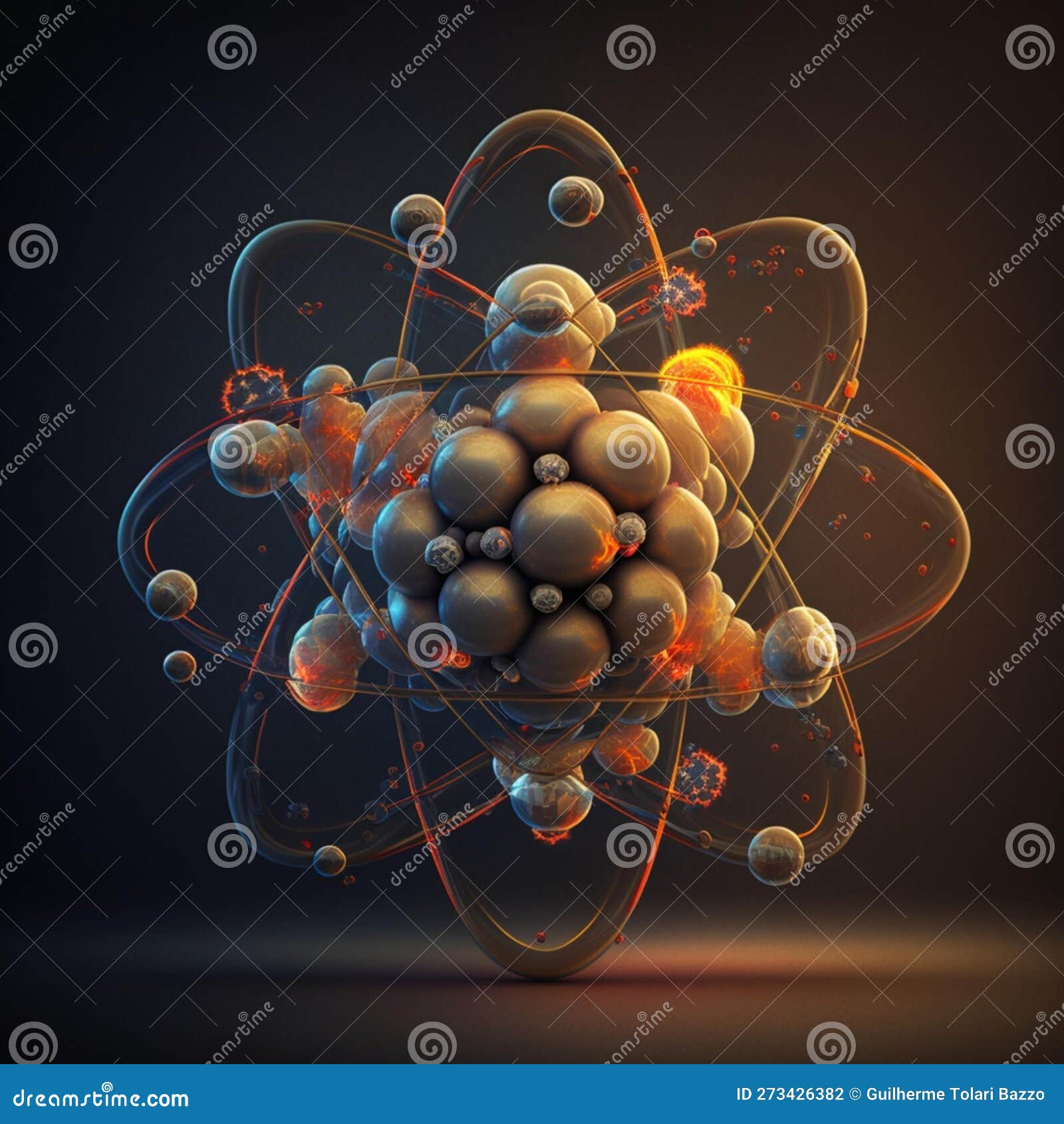 3D Images of Silver Atoms for Study and Research, Silver Atoms, Atoms ...
