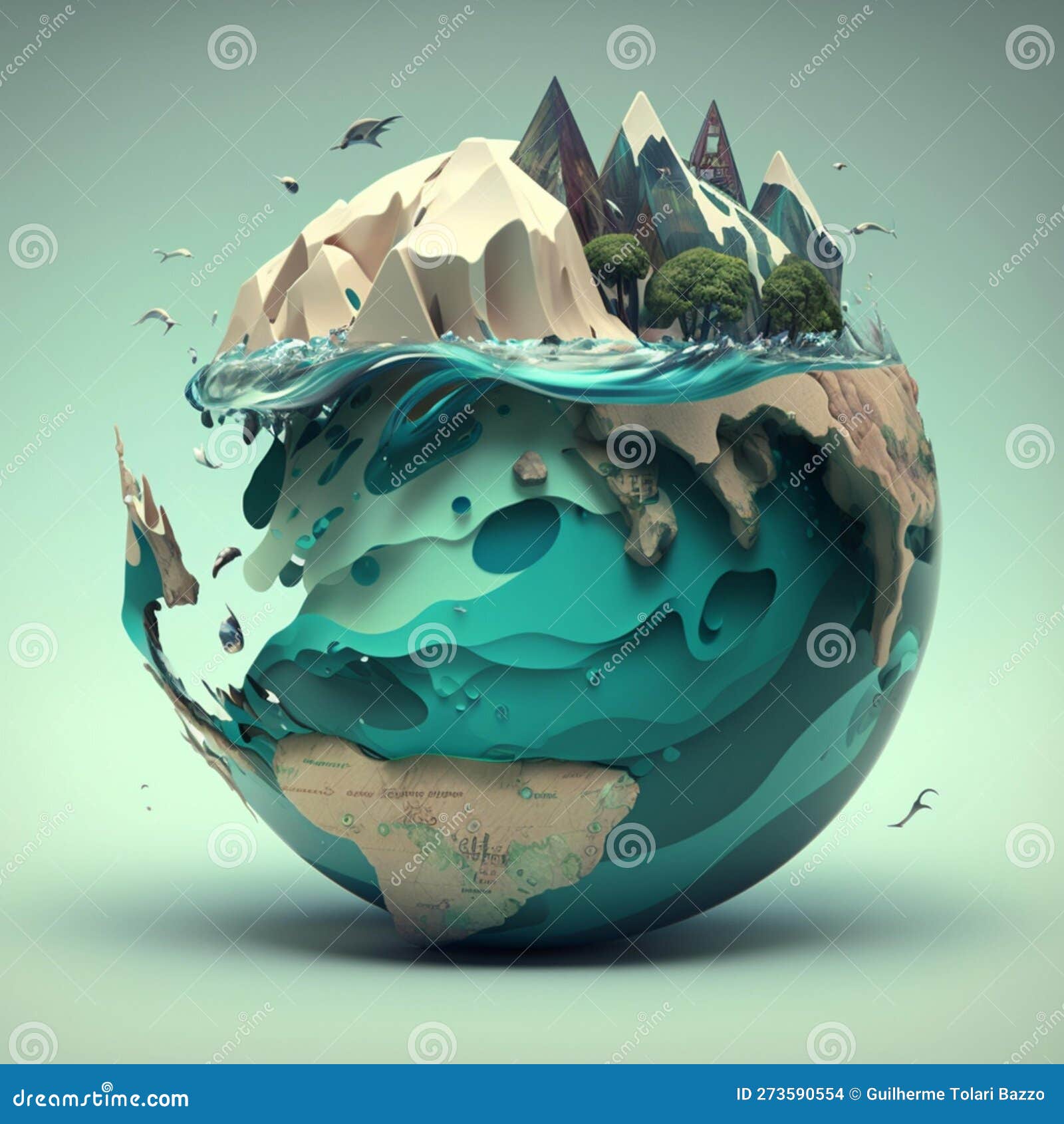 Earth in 3D Globe, Earth in 3D, Virtual Journey through Earth in 3D ...