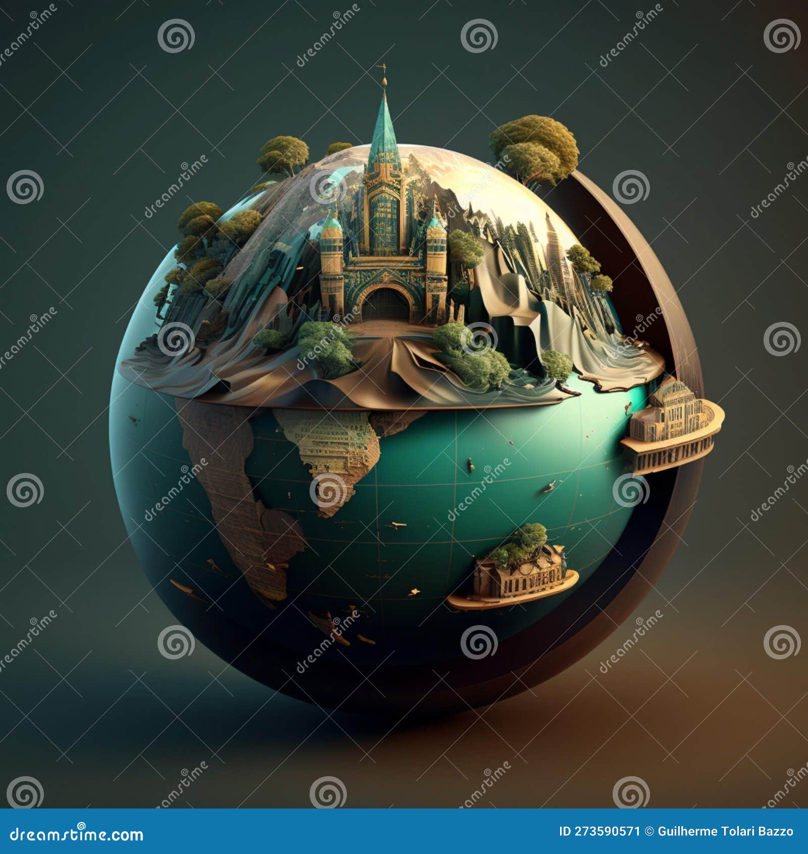 Earth in 3D Globe, Earth in 3D, Virtual Journey through Earth in 3D ...