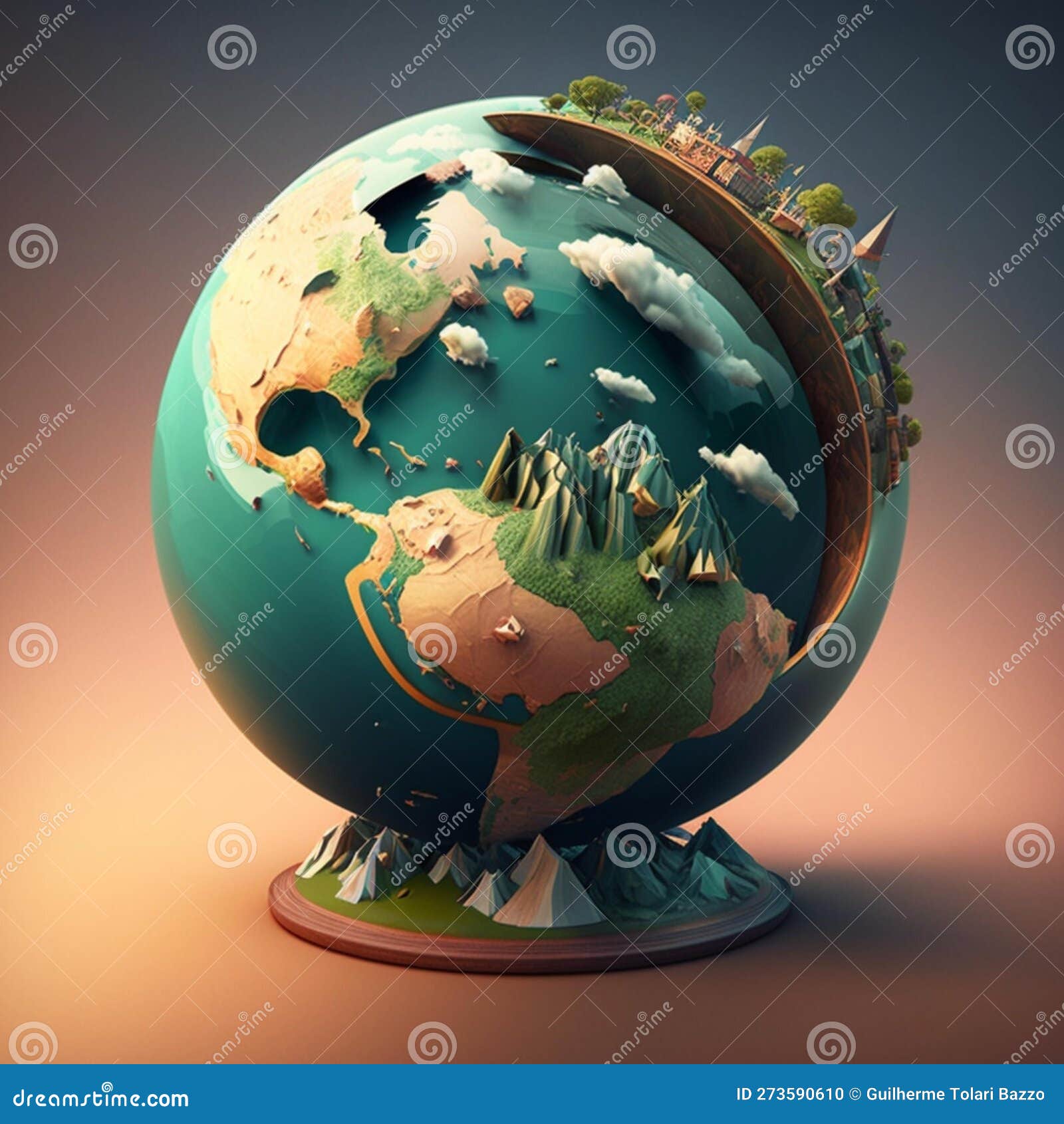 Earth in 3D Globe, Earth in 3D, Virtual Journey through Earth in 3D ...