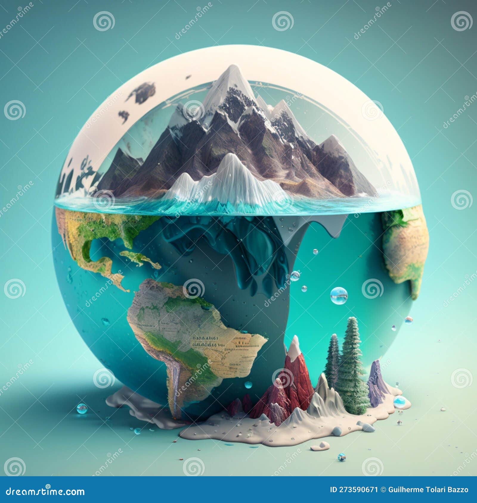 Earth in 3D Globe, Earth in 3D, Virtual Journey through Earth in 3D ...