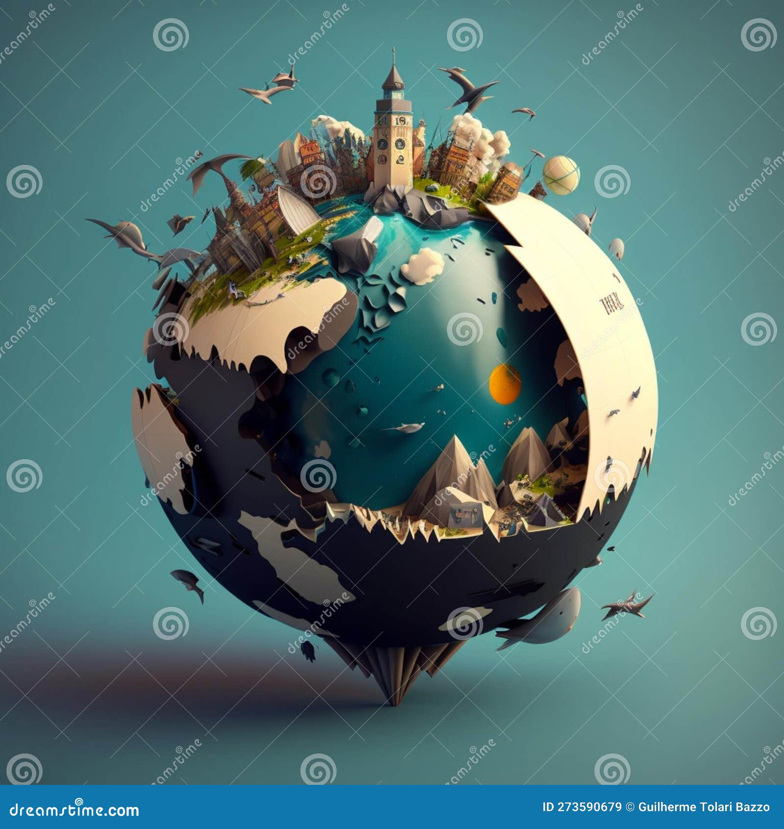 Earth in 3D Globe, Earth in 3D, Virtual Journey through Earth in 3D ...