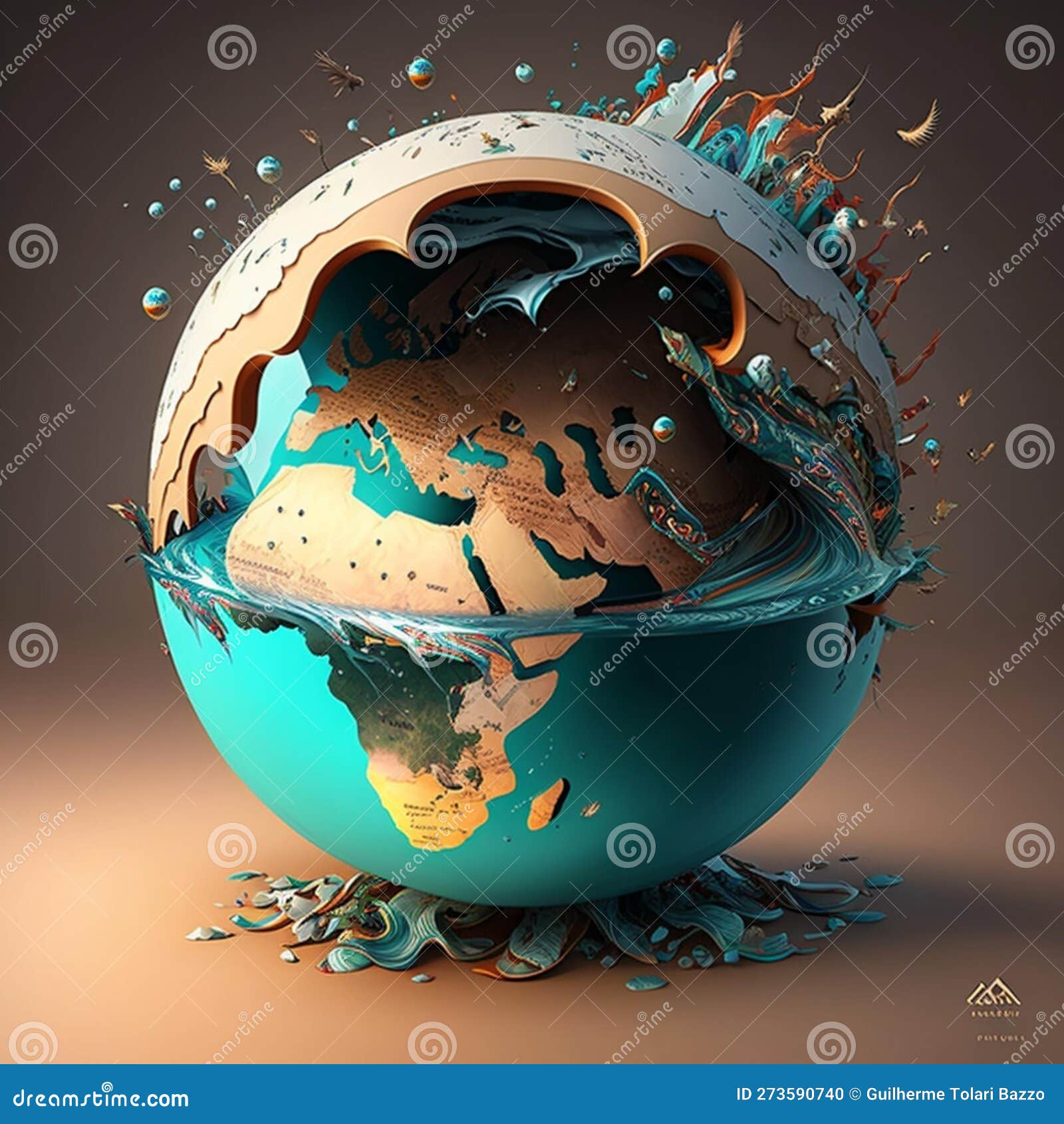 Earth in 3D Globe, Earth in 3D, Virtual Journey through Earth in 3D ...