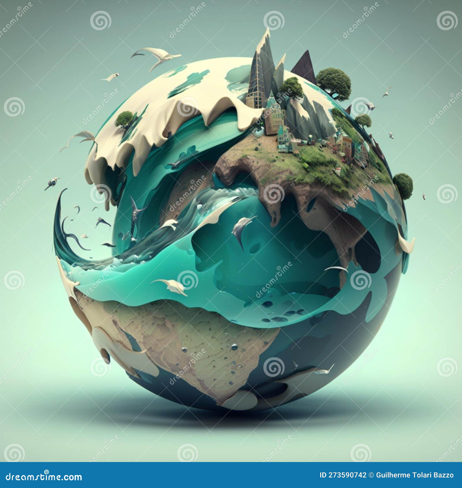 Earth in 3D Globe, Earth in 3D, Virtual Journey through Earth in 3D ...