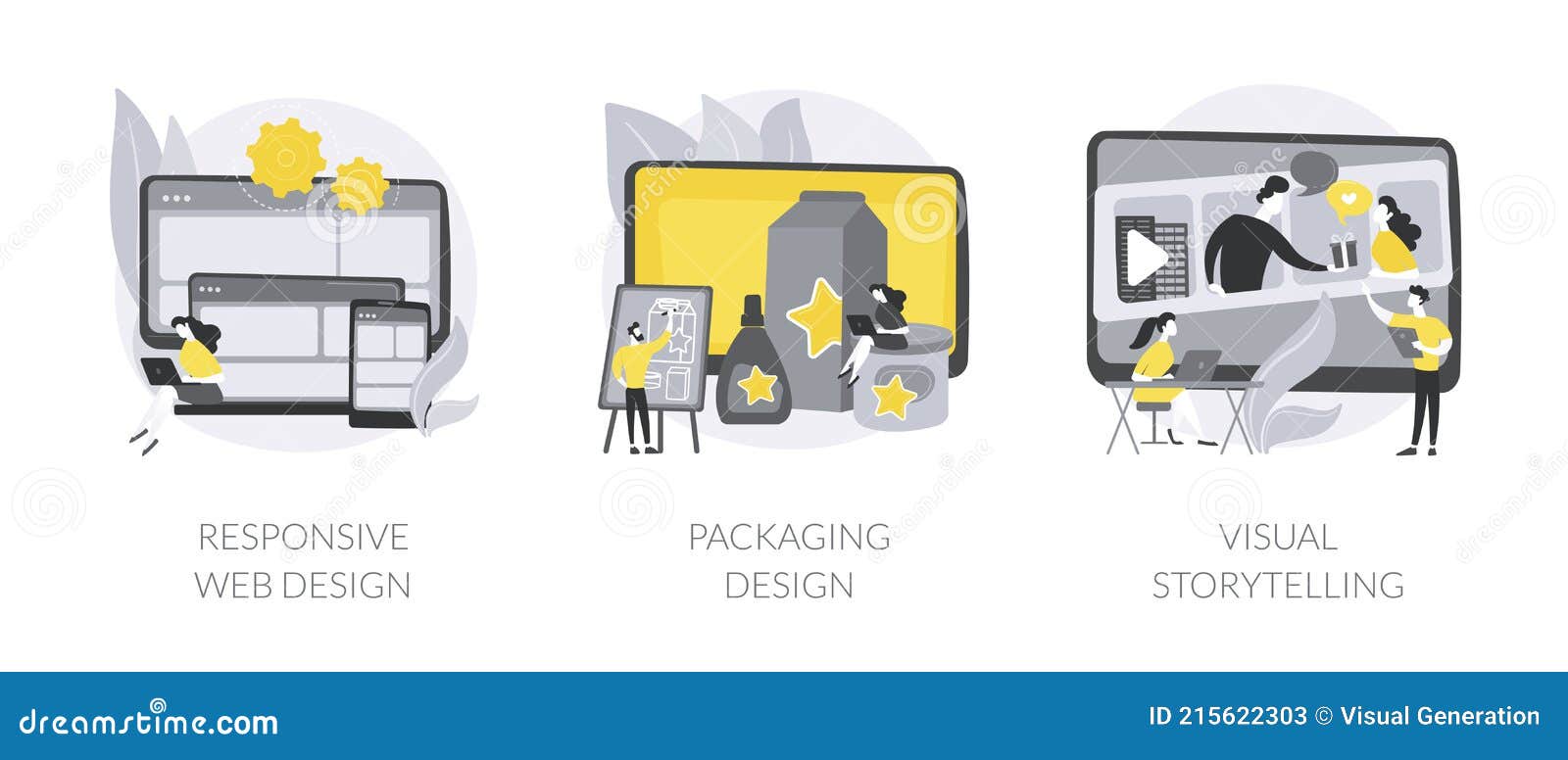 Design Services Abstract Concept Vector Illustrations. Stock Vector ...