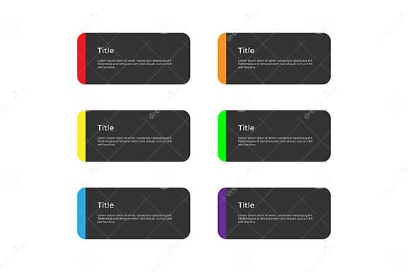 Design Set a Textbox. Simple and Minimalist Stock Vector - Illustration ...