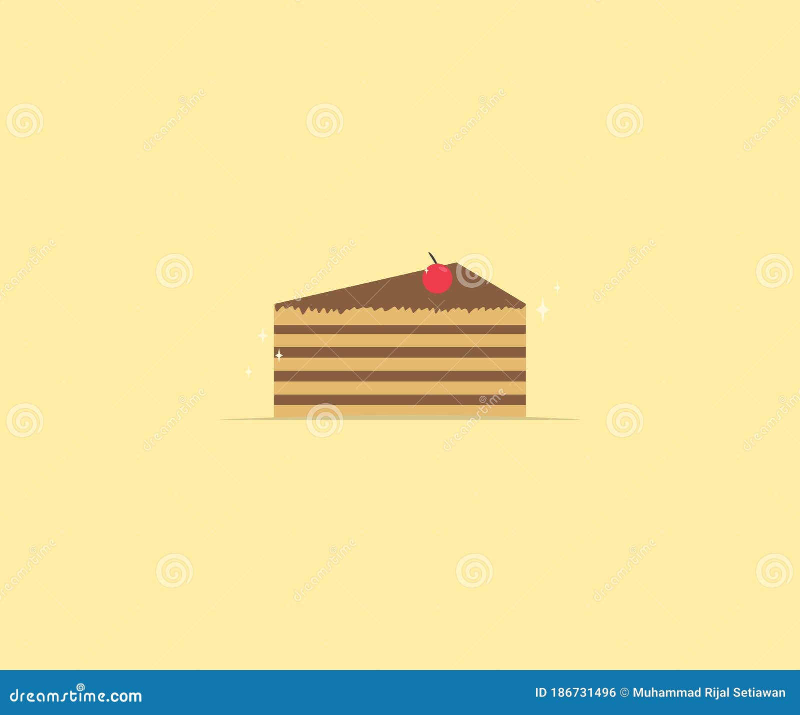 Design about Simple Cake Illustrations Stock Vector - Illustration of ...