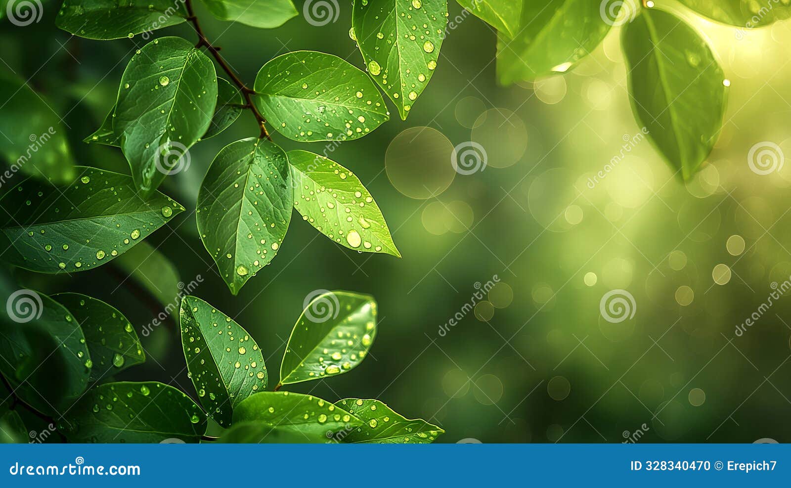 Design of a Simple and Clean Green Background with Leaves for a ...