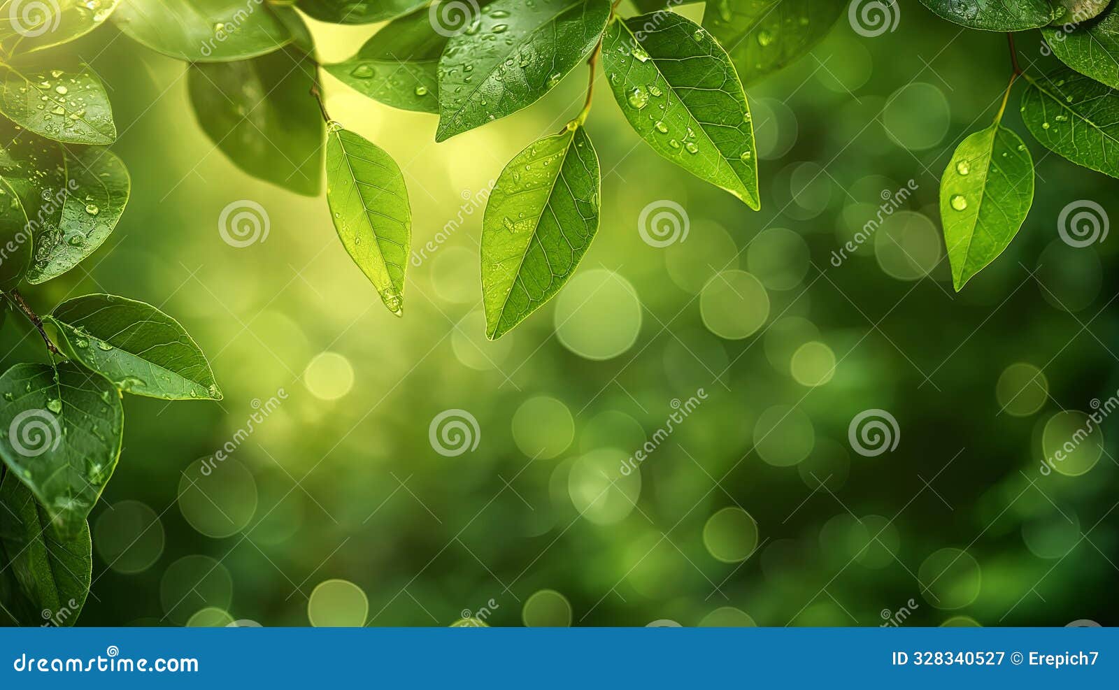 Design of a Simple and Clean Green Background with Leaves for a ...