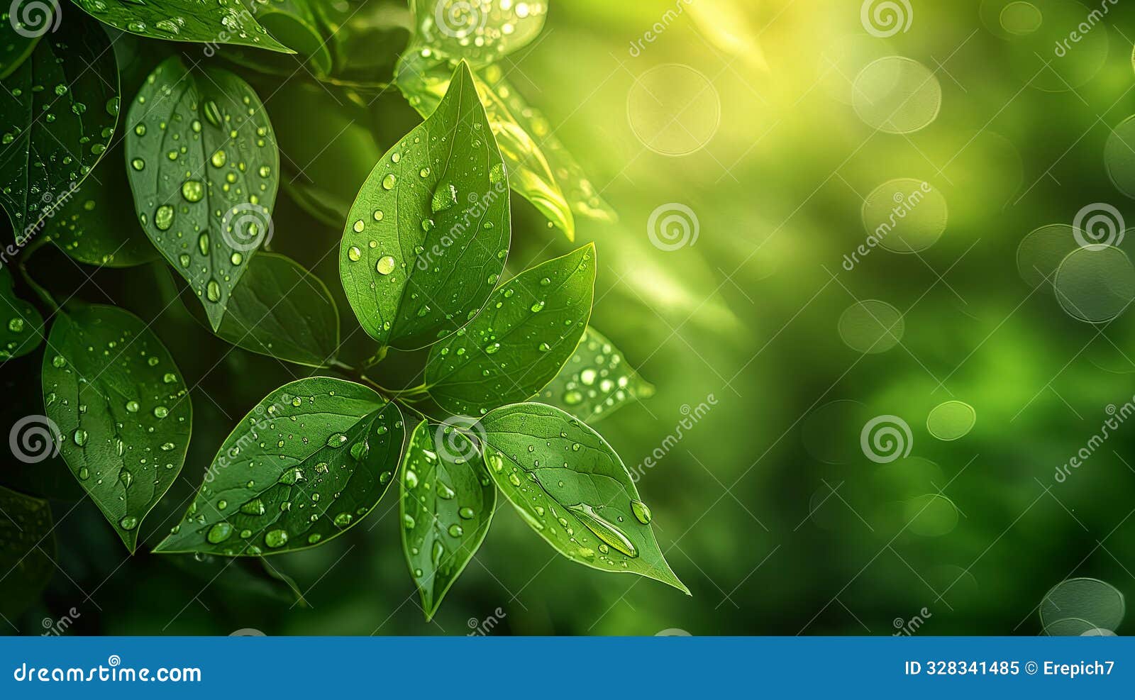 Design of a Simple and Clean Green Background with Leaves for a ...