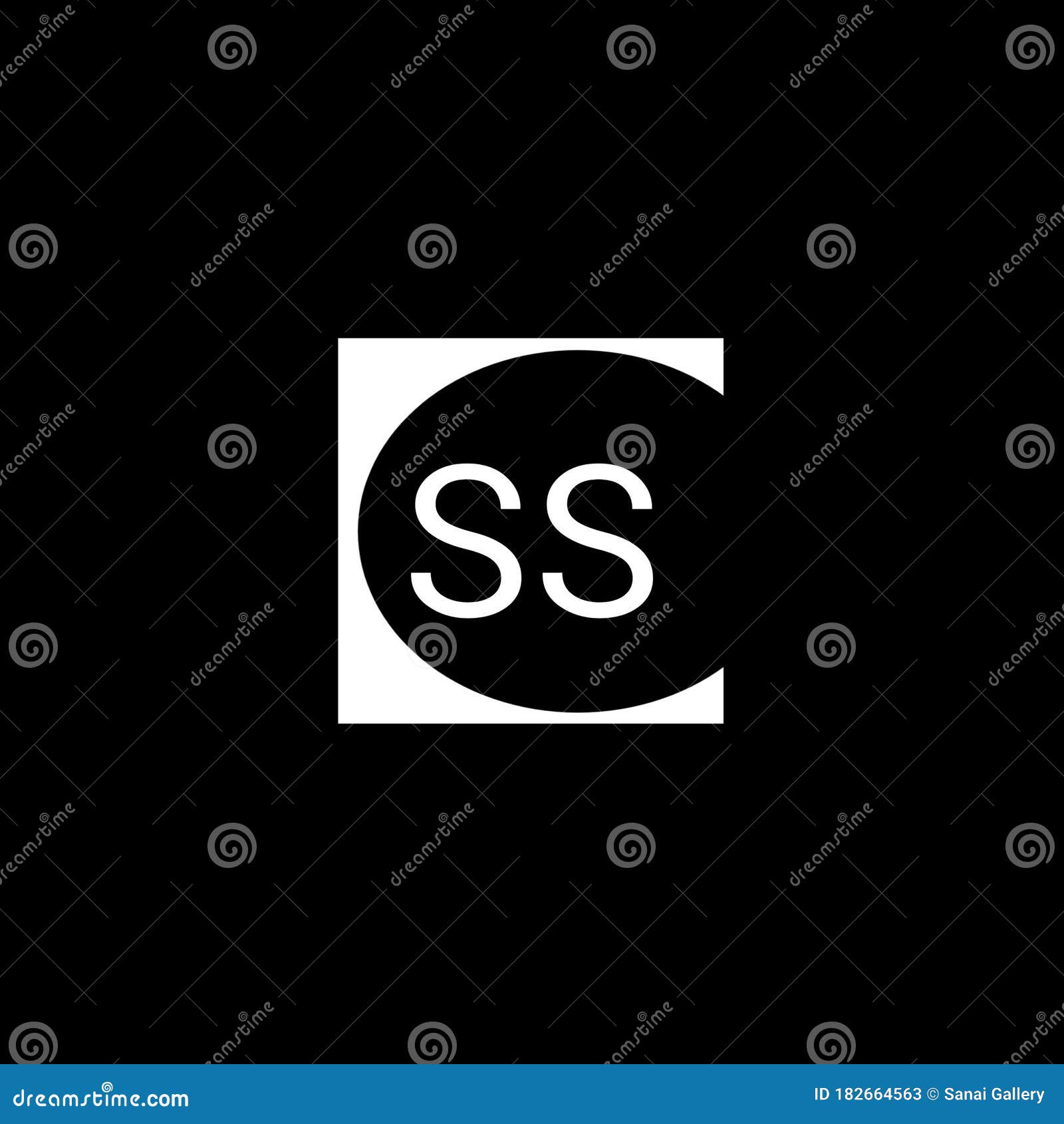 Design Simple and Creative Logo Initials Stock Illustration ...