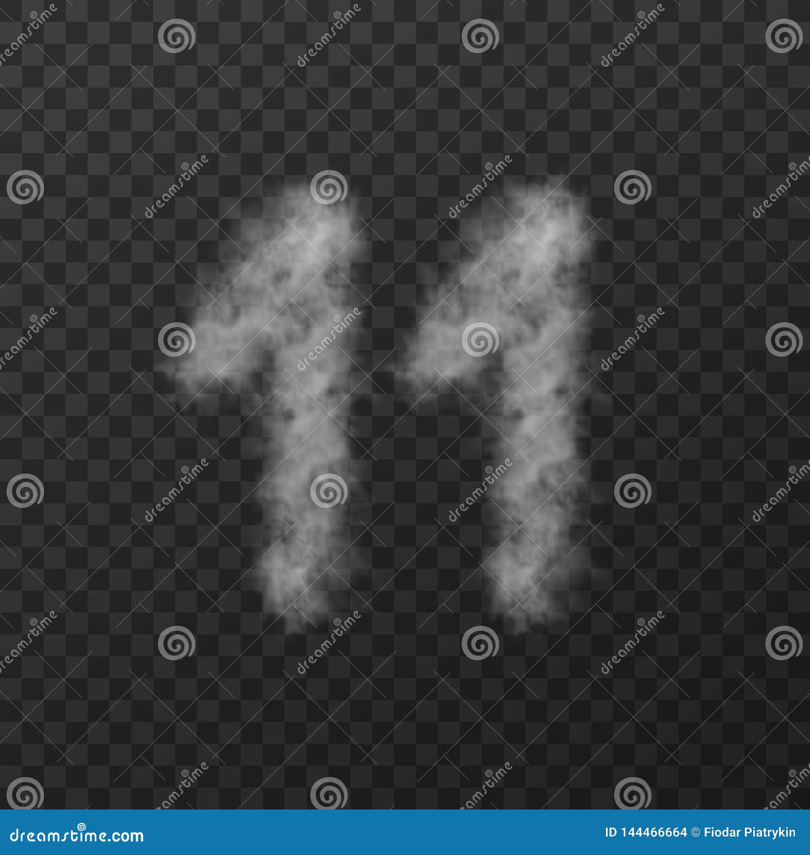 Design of Smoke Textured Number, Eleven, Isolated on Transparent ...