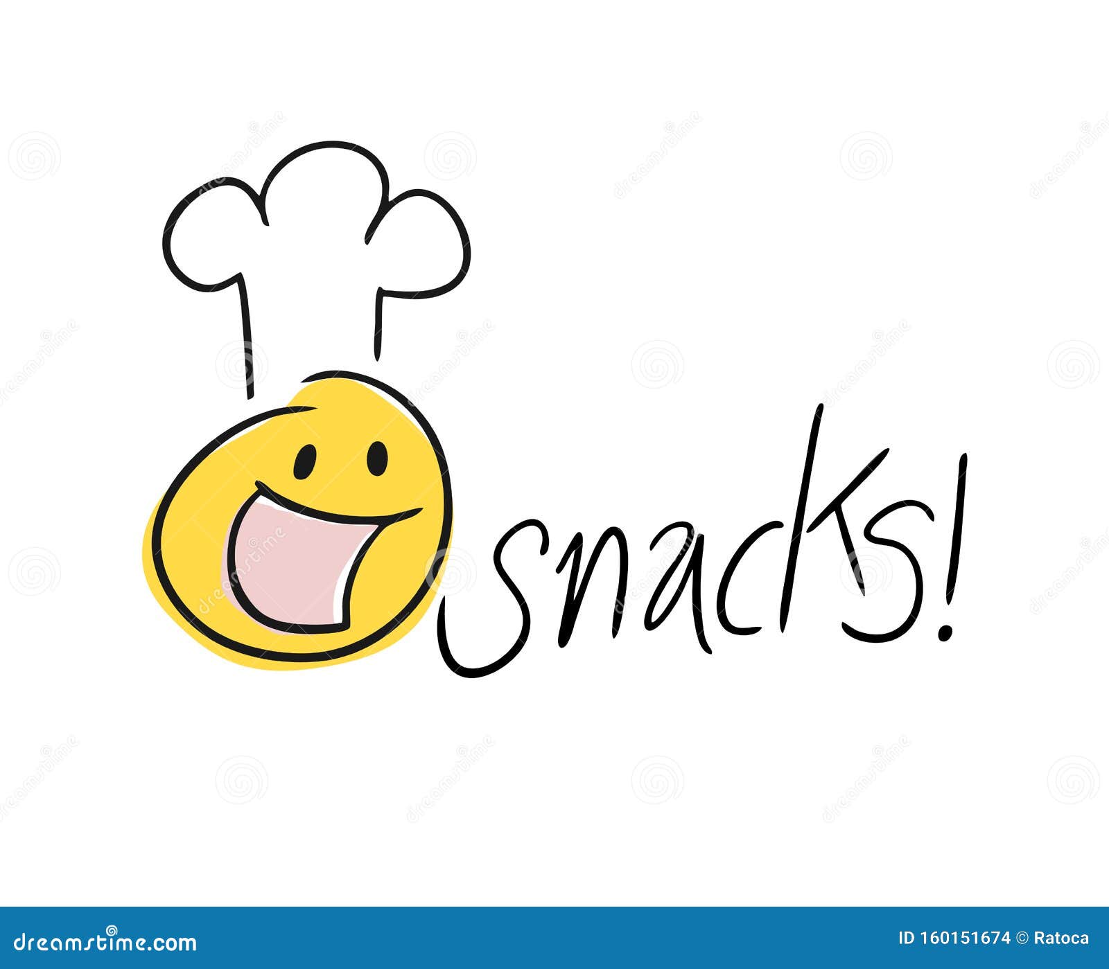 Design of snack symbol stock vector. Illustration of happy - 160151674